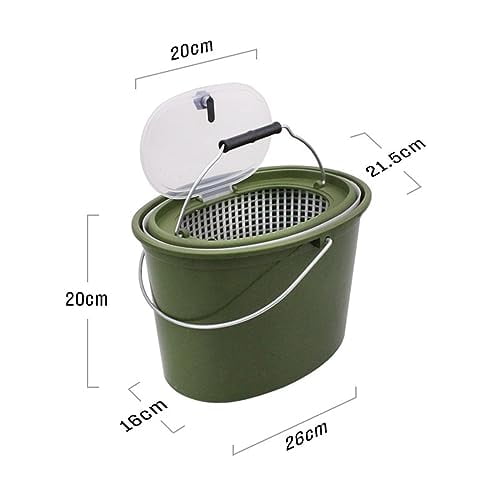 Minnows Fishing Bucket Live Fish Bucket Breathable Fish Box for Caught ...