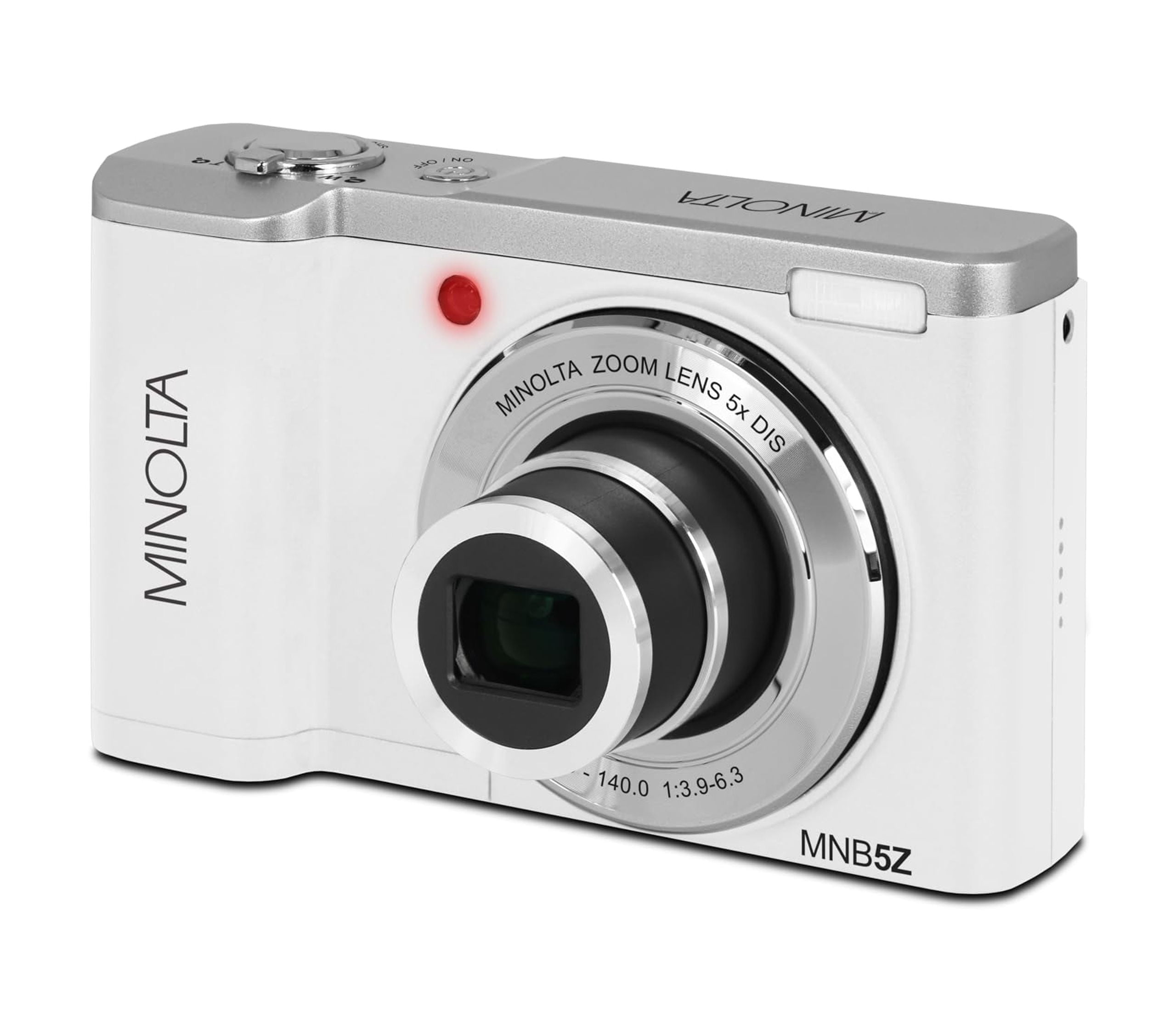 Minolta 56 Mega Pixels Dual Lens Point & Shoot Digital Camera with 5X ...