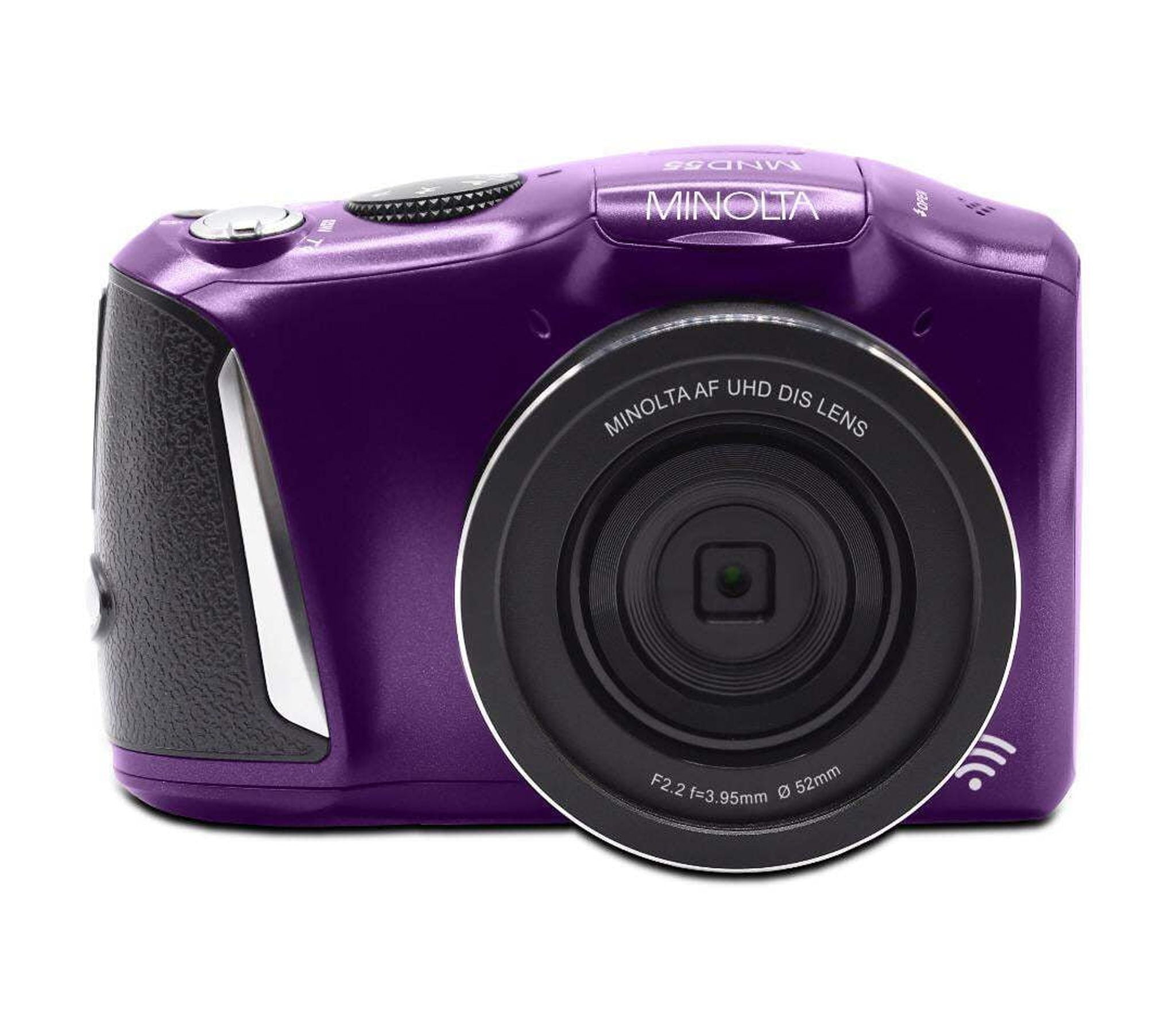 Minolta MND55-P 64 MP Autofocus & 4K Ultra HD Digital Camera with Wi-Fi ...