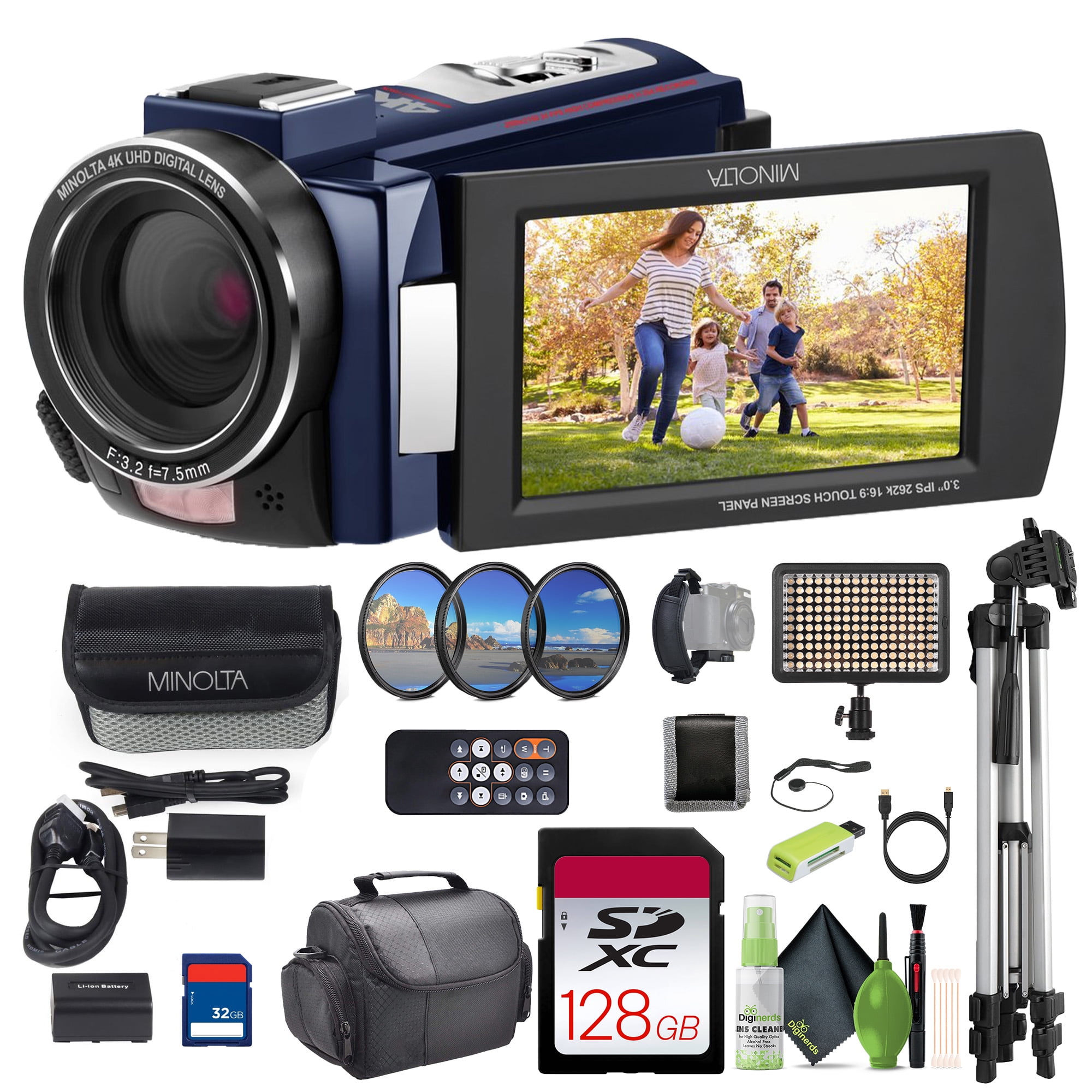 Minolta MN4K25NV 4K Ultra HD 30 Mega Pixels Night Digital Vision Video ...