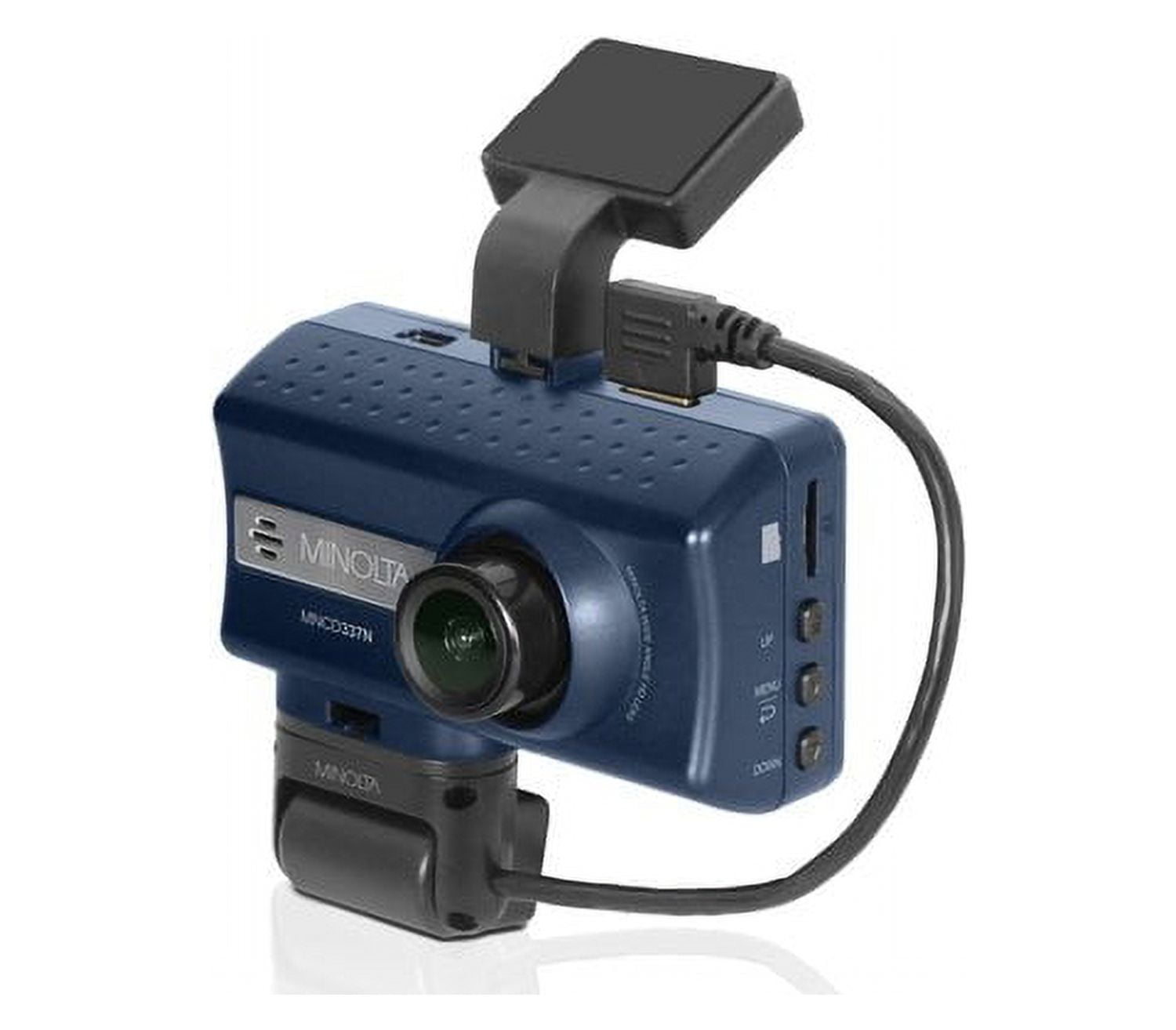 Minolta MNCD337N 2-Channel 1080P Car Camcorder w/3.0" LCD & Interior ...