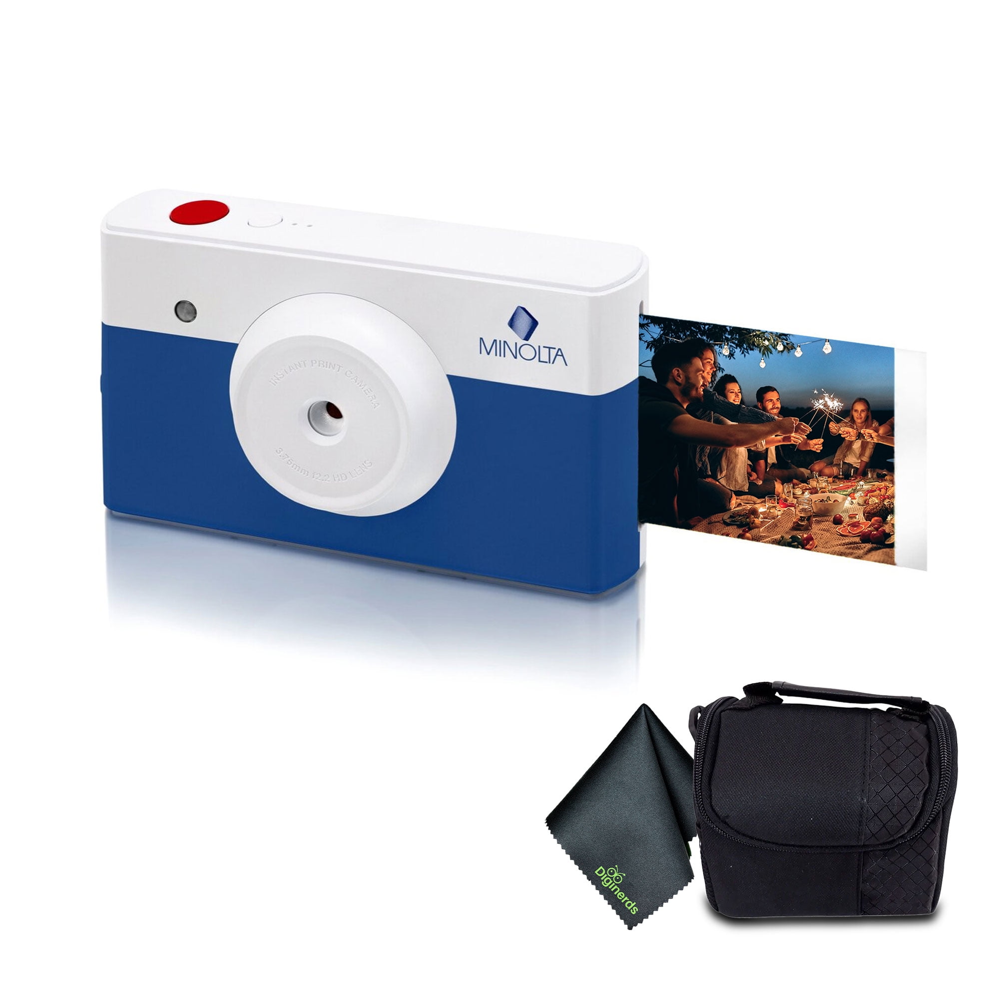 Minolta MNCP10-CH Instapix 2 in 1 Instant Print Digital Camera ...
