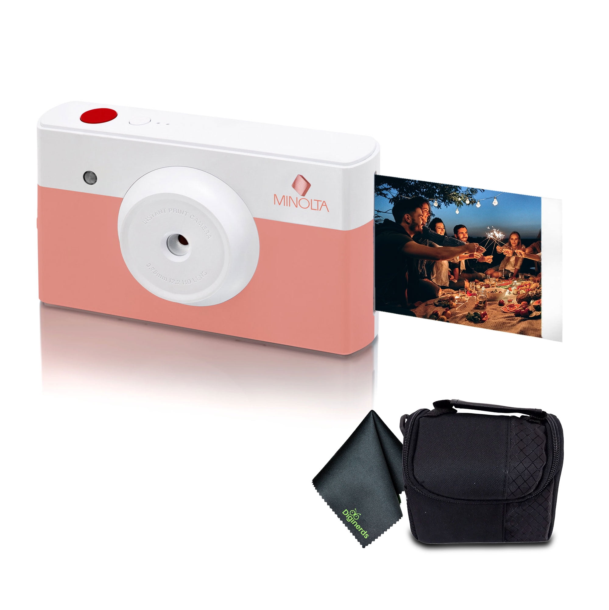 Minolta MNCP10-CH Instapix 2 in 1 Instant Print Digital Camera ...