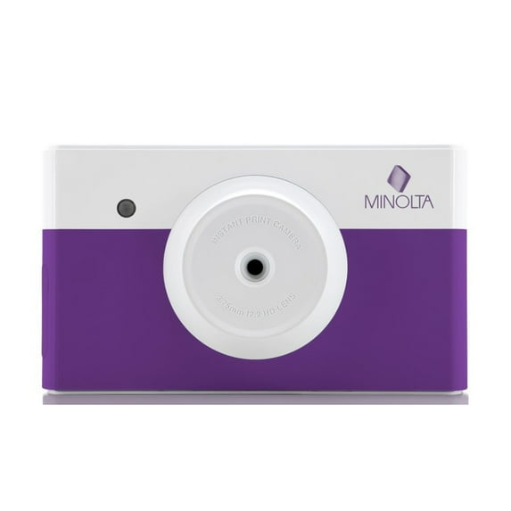Minolta MNCP10-PP Instapix Instant Print Camera - Purple - Walmart.com
