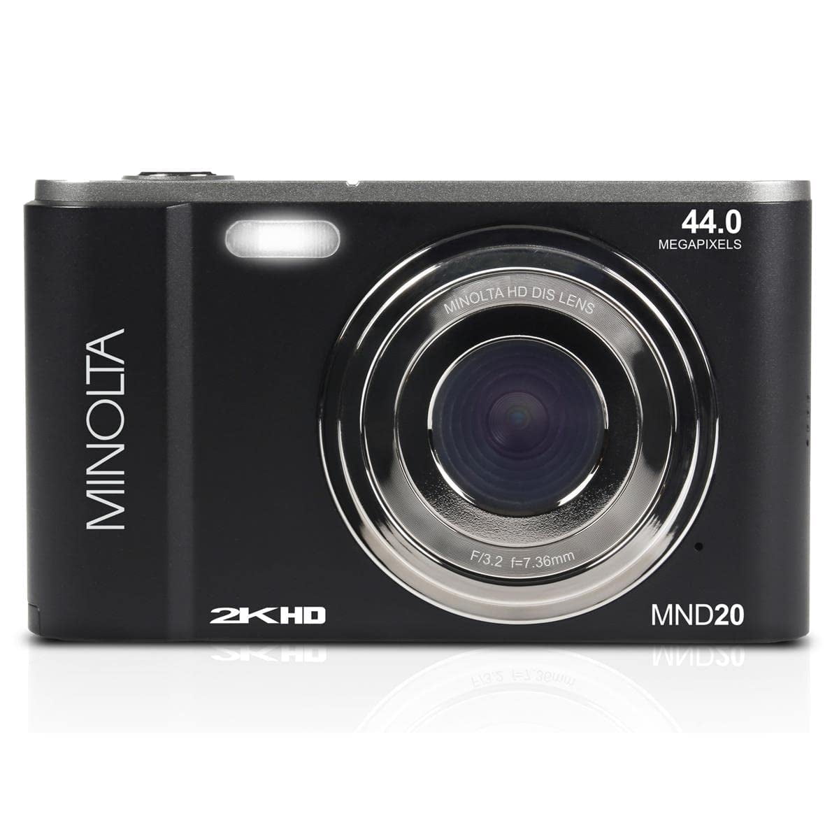 Minolta MND20 16x Digital Zoom 44 MP/2.7K Quad HD Pocket Size High ...