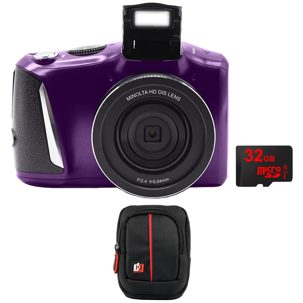 Minolta MND50-P 48 MP 4K Ultra HD 16X Digital Zoom Digital Camera ...