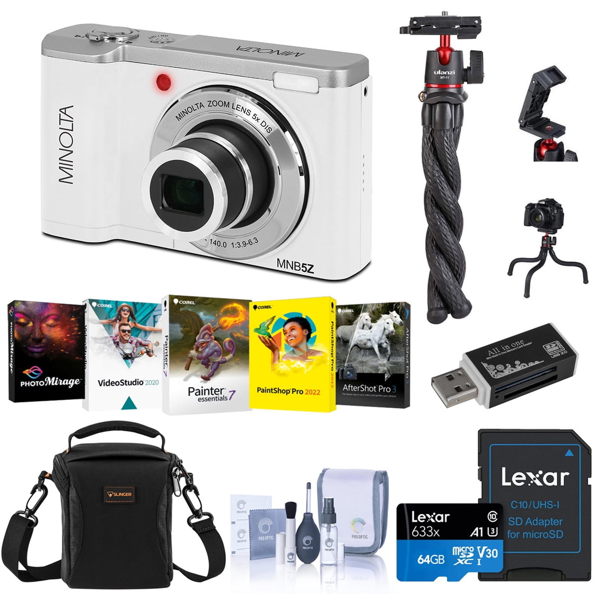 Minolta Minolta MNB5Z 56MP 5K Ultra HD 2.8" LCD Screen Digital Camera ...