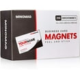 Minomag Peel and Stick Business Card Magnets with Name Tags, Box of 200 ...