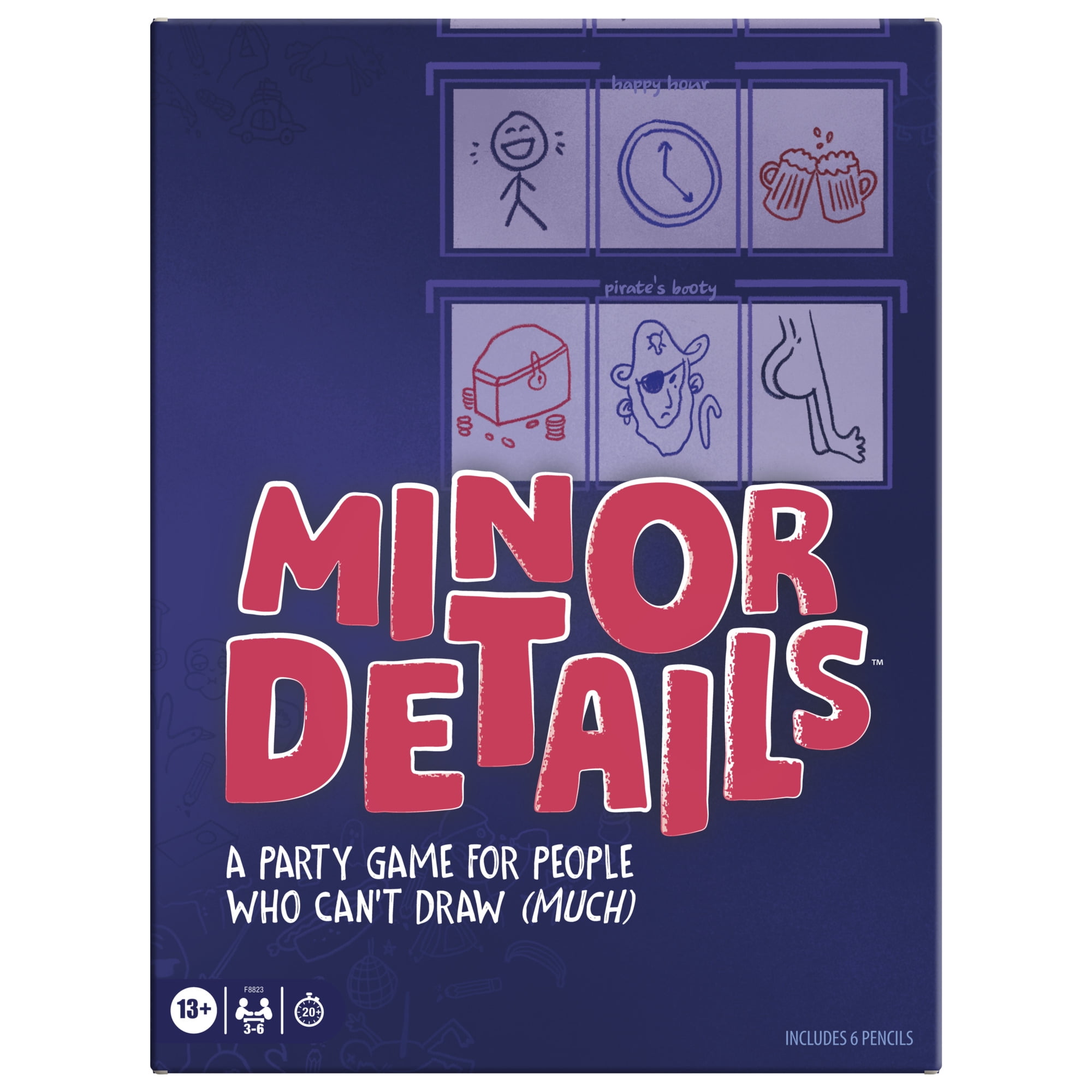 Minor Details Board Game, Party Game for People Who Can’t Draw (Much ...