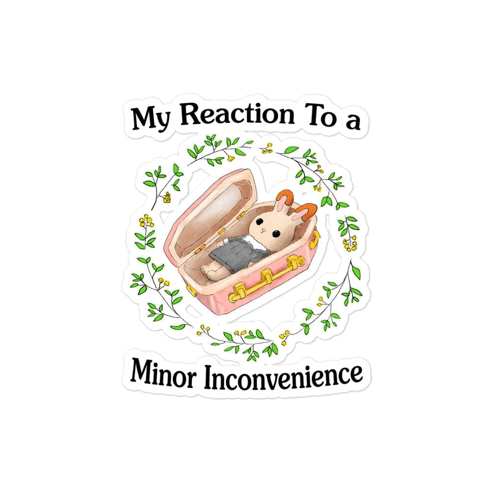 Minor inconvenience Bubble-free stickers vinyl decal cute sticker ...