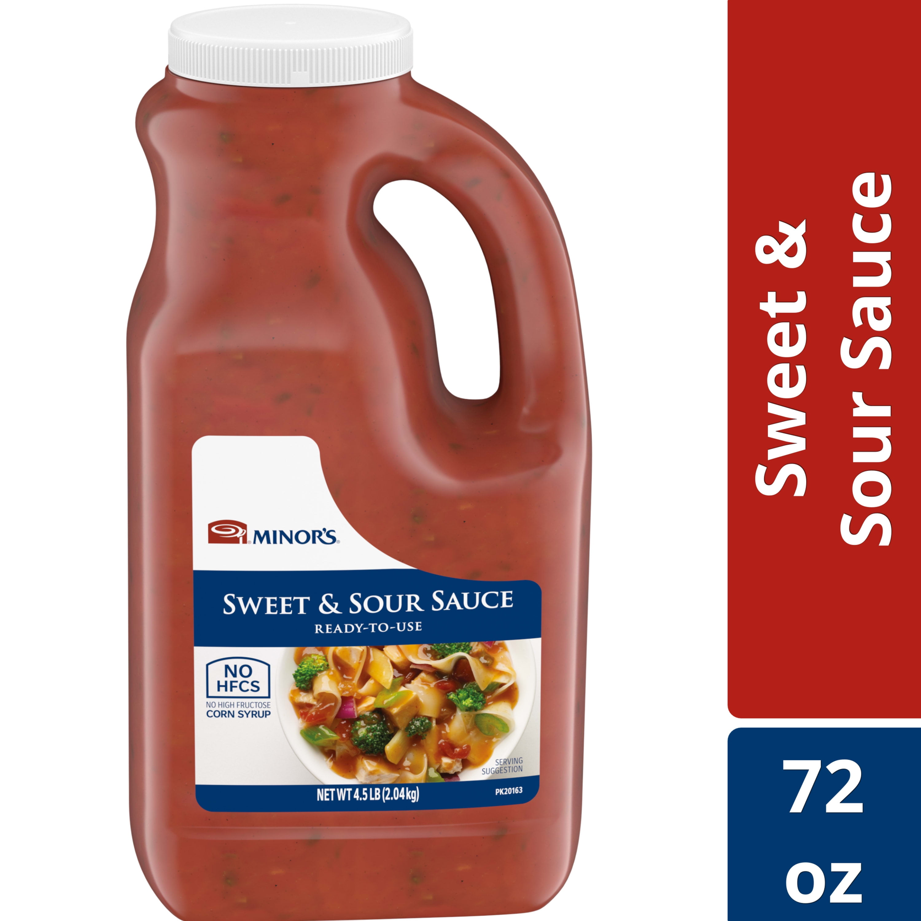 Minor's No High Fructose Corn Syrup Sweet and Sour Cooking Sauce, 72 oz ...