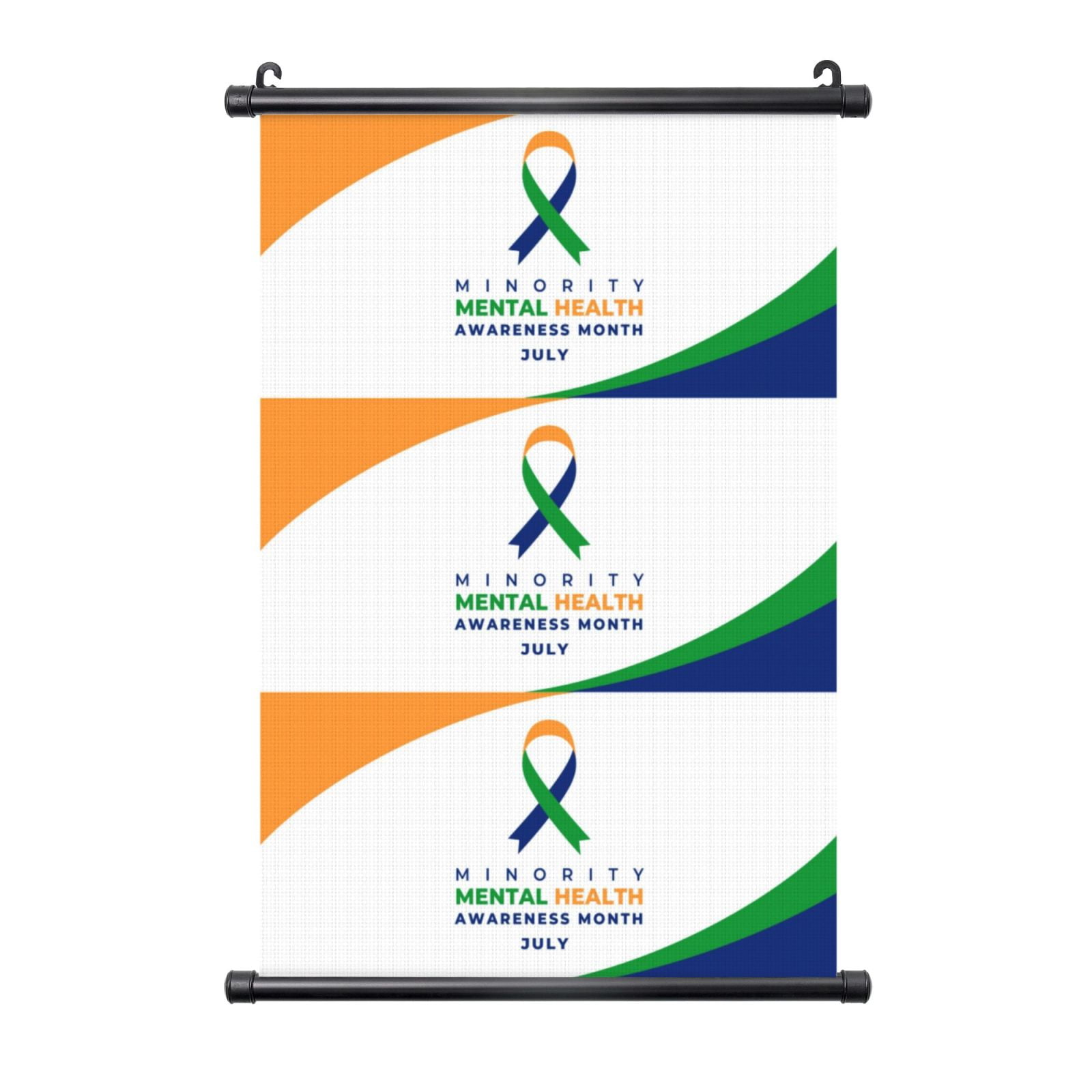 Minority Mental Health Awareness Month Poster Wall Art Banner Backdrop ...