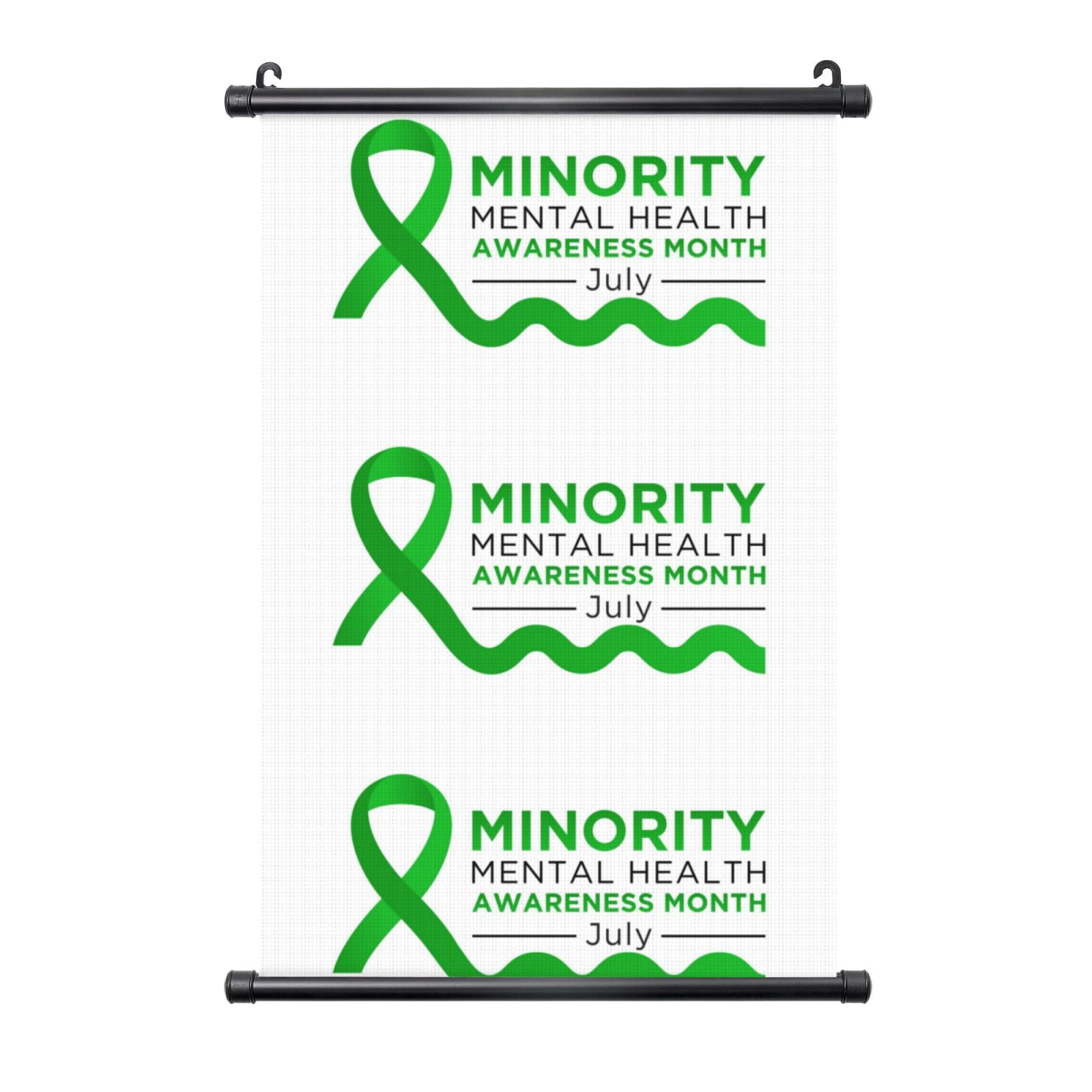Minority Mental Health Awareness Month Poster Wall Art Banner Backdrop ...