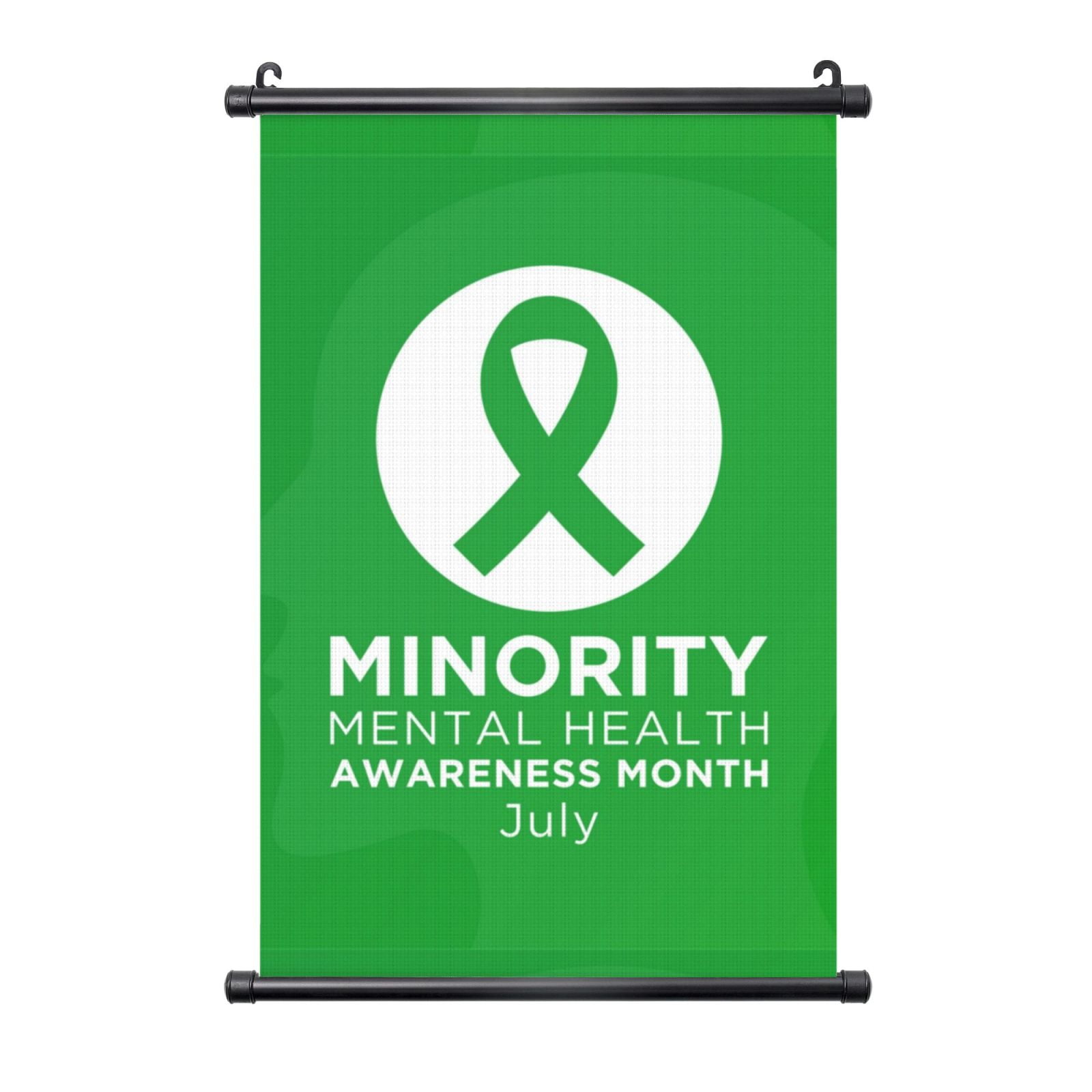 Minority Mental Health Awareness Month Poster Wall Art Banner Backdrop ...