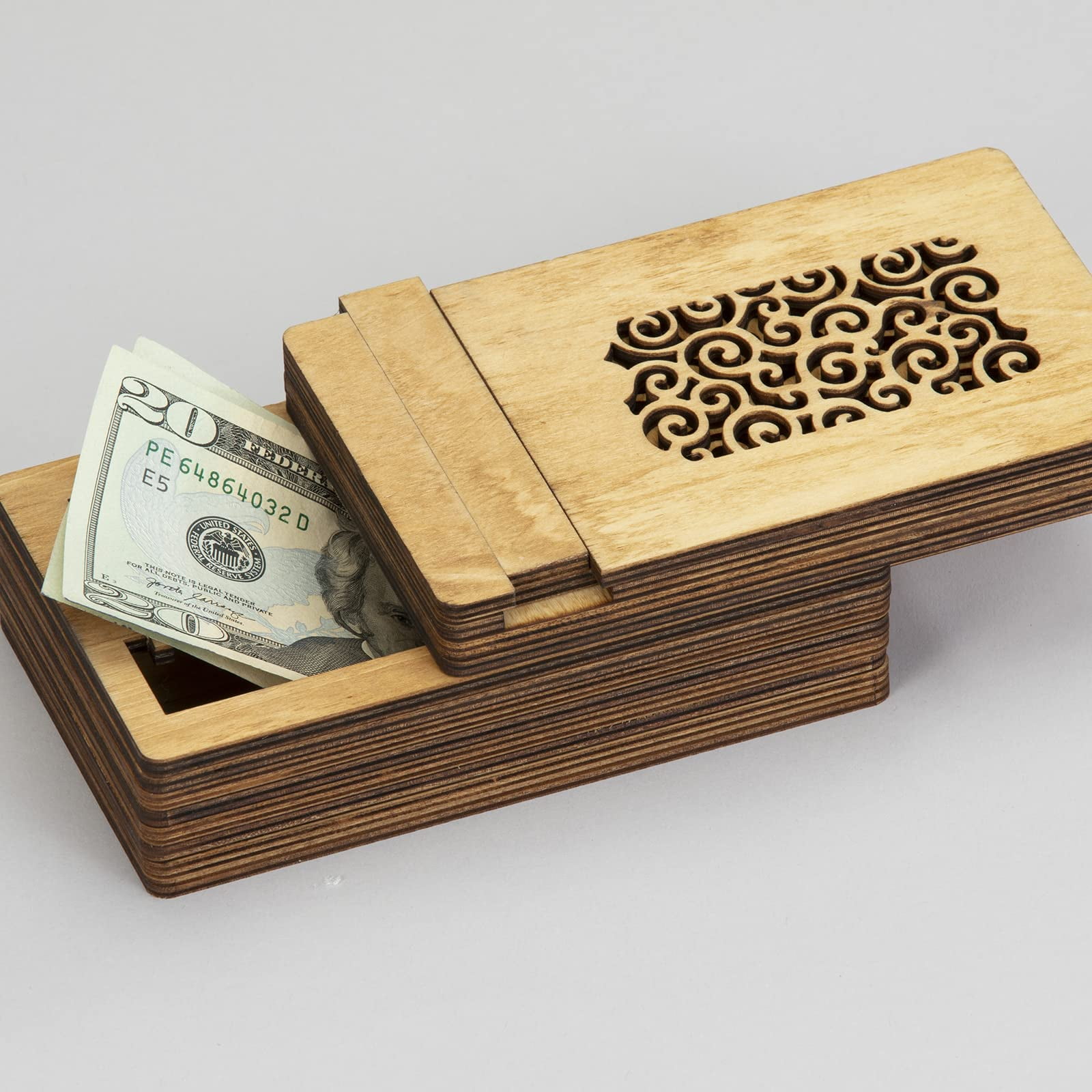 Minos Labyrinth Puzzle Box STF9 - Brainteaser for Adults - Wooden ...