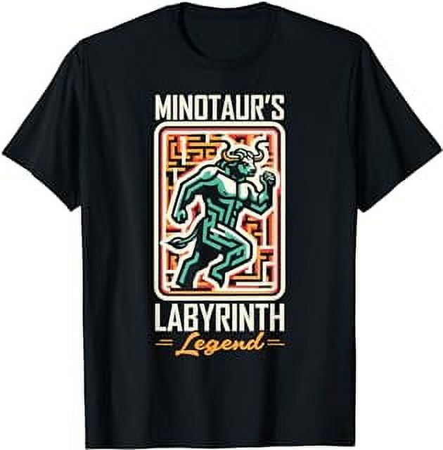 Minotaur Maze Mythical Creature Greek Mythology T-Shirt - Walmart.com