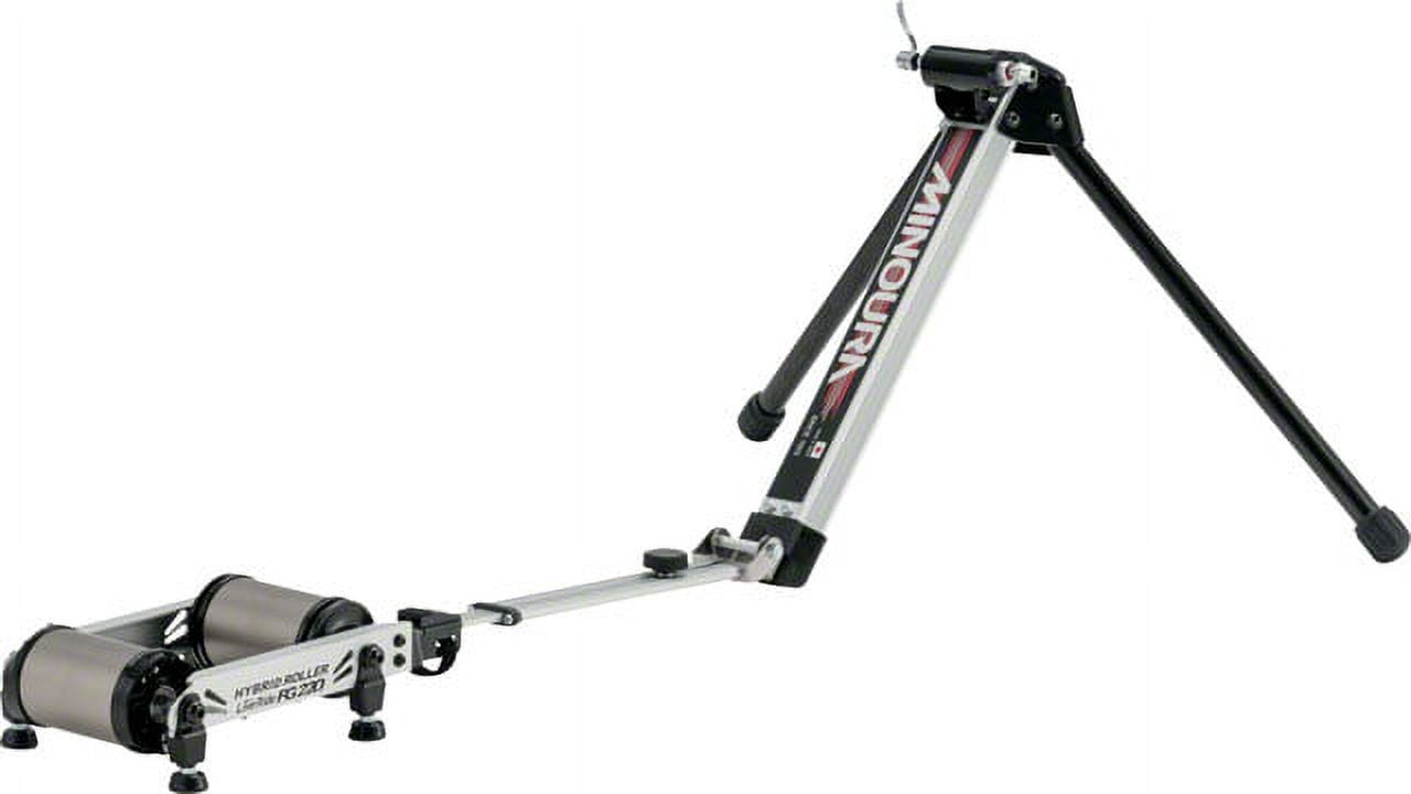 Minoura FG-220 Hybrid Roller Trainer - Magnetic Resistance, Adjustable ...