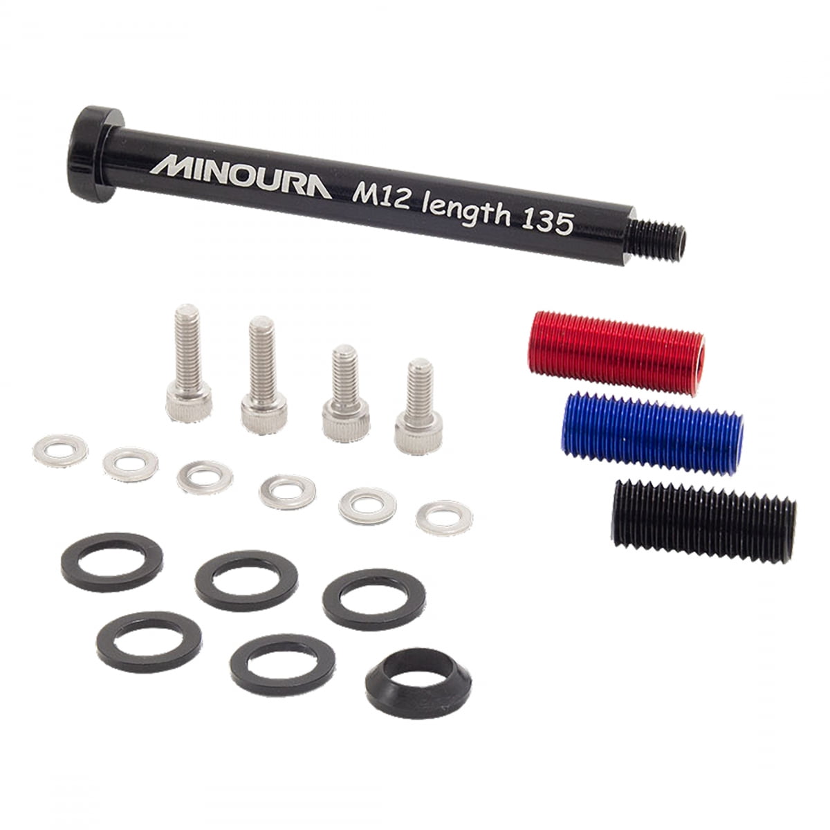 Minoura Universal Thru Axle Rack Mount Front 12x100/110 Black - Walmart.com