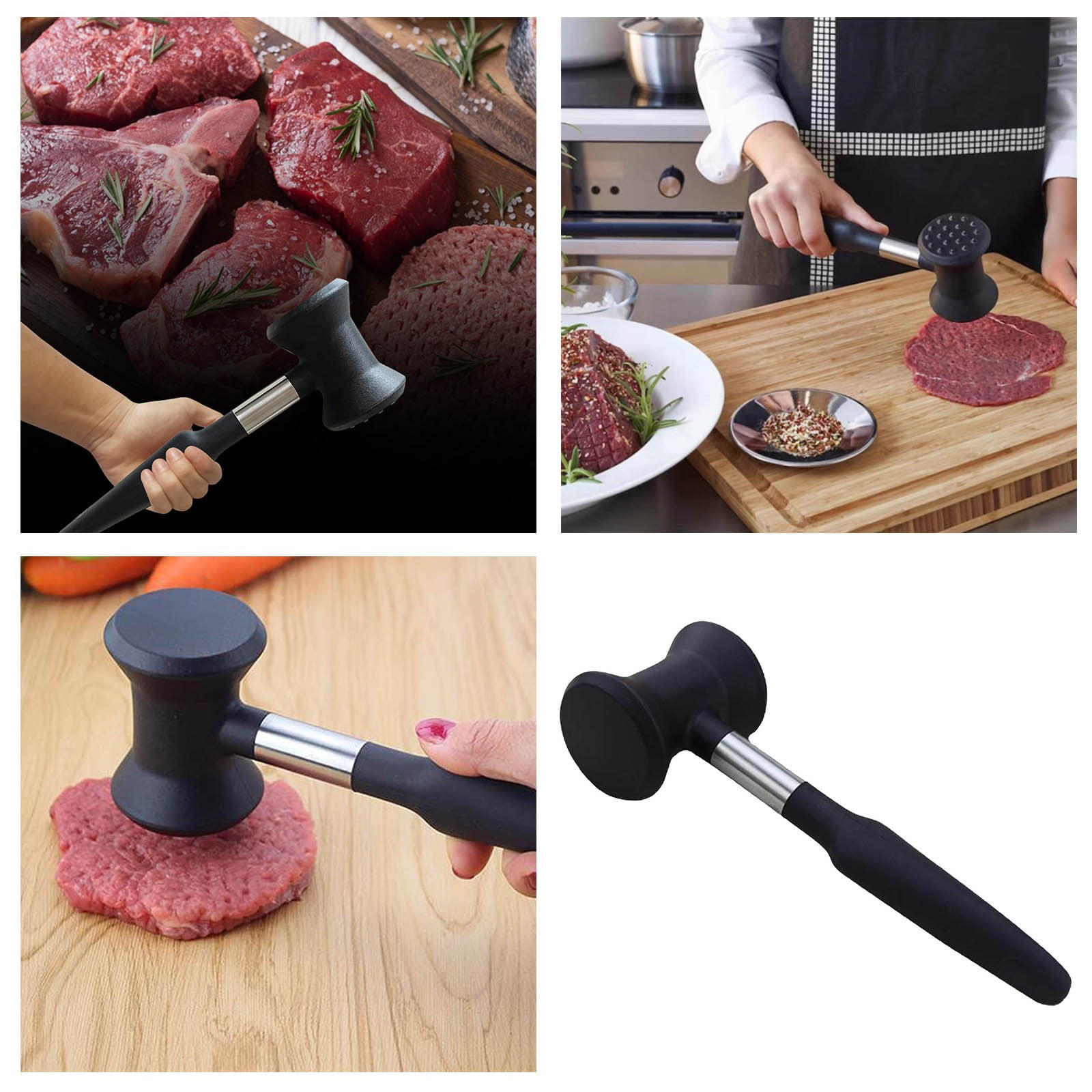 Minsida Meat Mallet Meat Kitchen Meat Mallet For Chicken Veal Cutlets ...