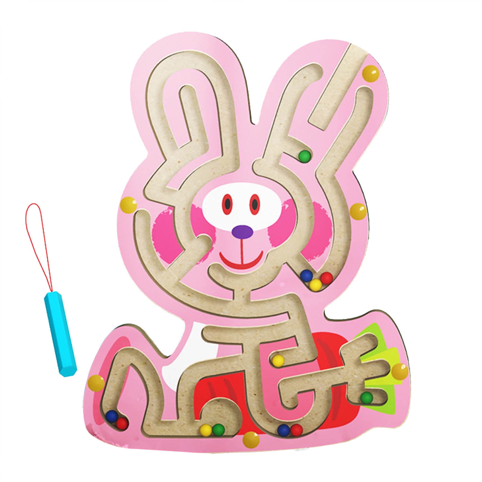Minsida Wooden Maze Toys For Kids Animal Interactive Puzzle Game Board ...