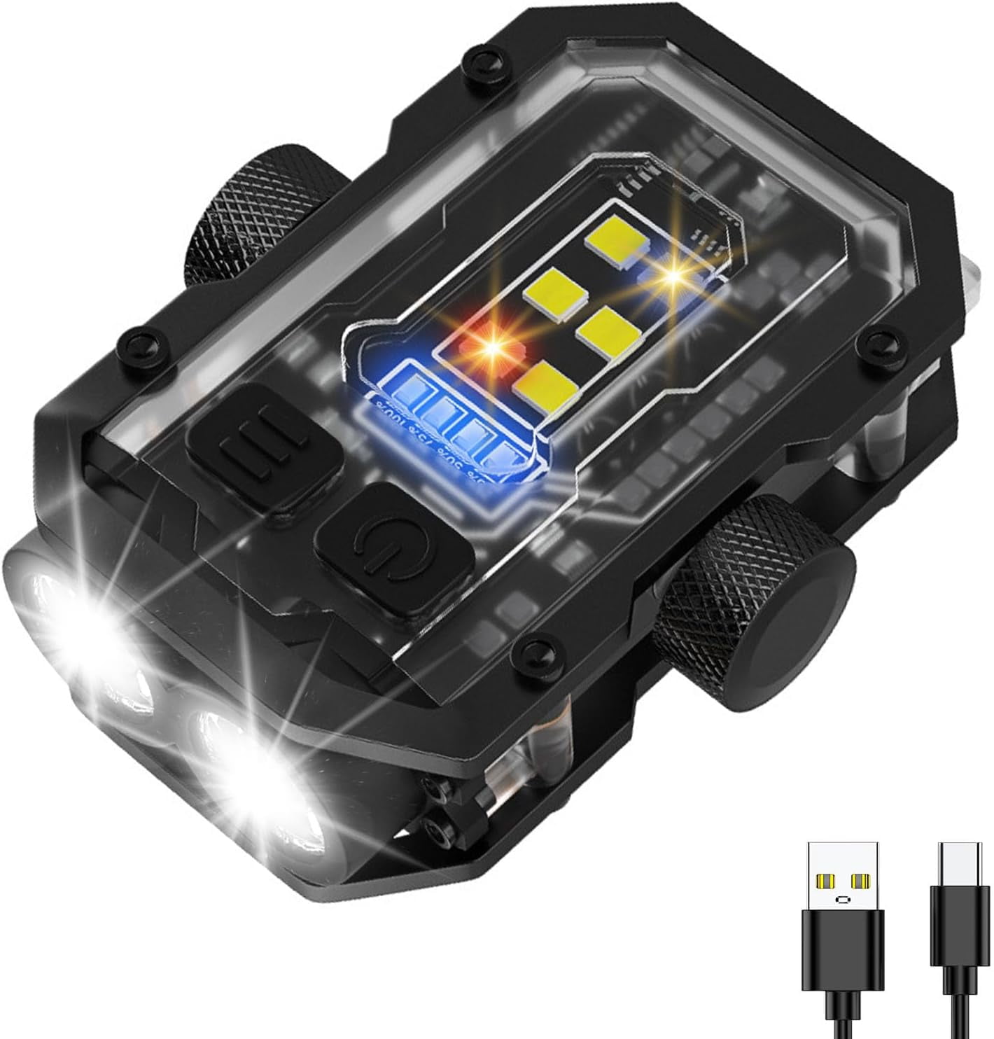 Minsk Flashlight, 1000 Lumens EDC Flashlight, USB Rechargeable EDC ...