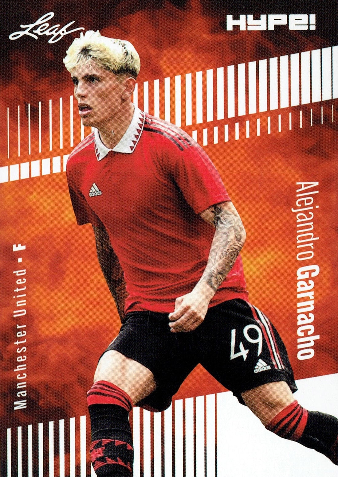 Mint Alejandro Garnacho 2023 Leaf HYPE! #99 Just 5000 Ever Made ...