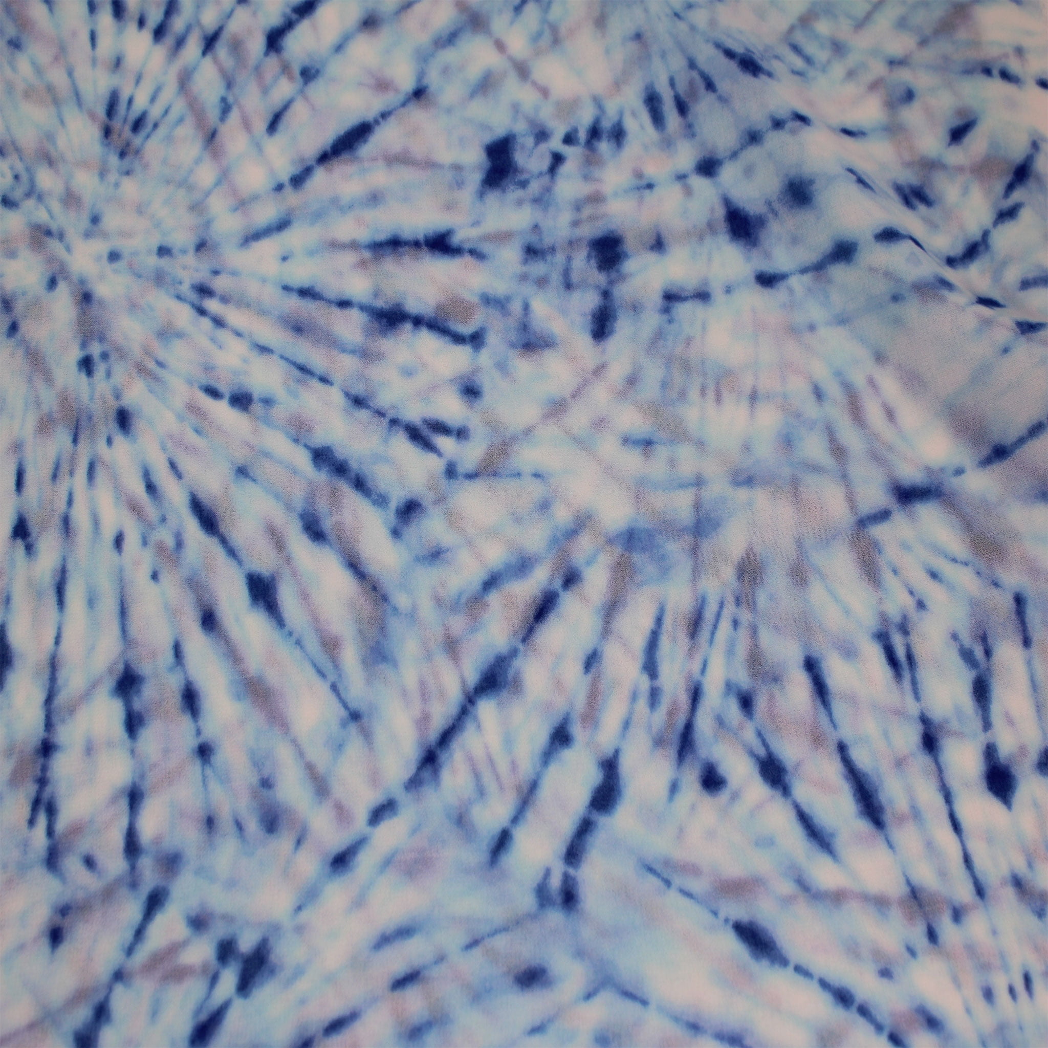 Mint Blue 58" Wide Printed Hi Multi Chiffon Washed Fabric by The Yard ...