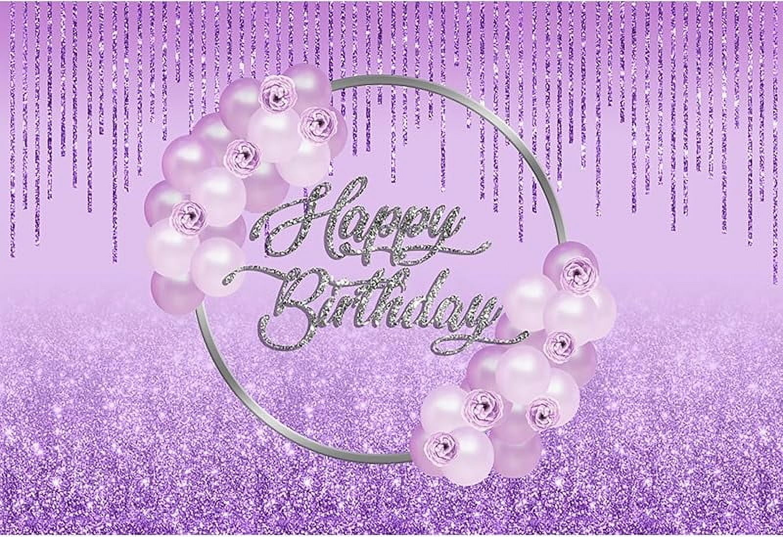 Mint Blue Birthday Backdrop Mint Green Balloons Tassel Birthday Banner ...