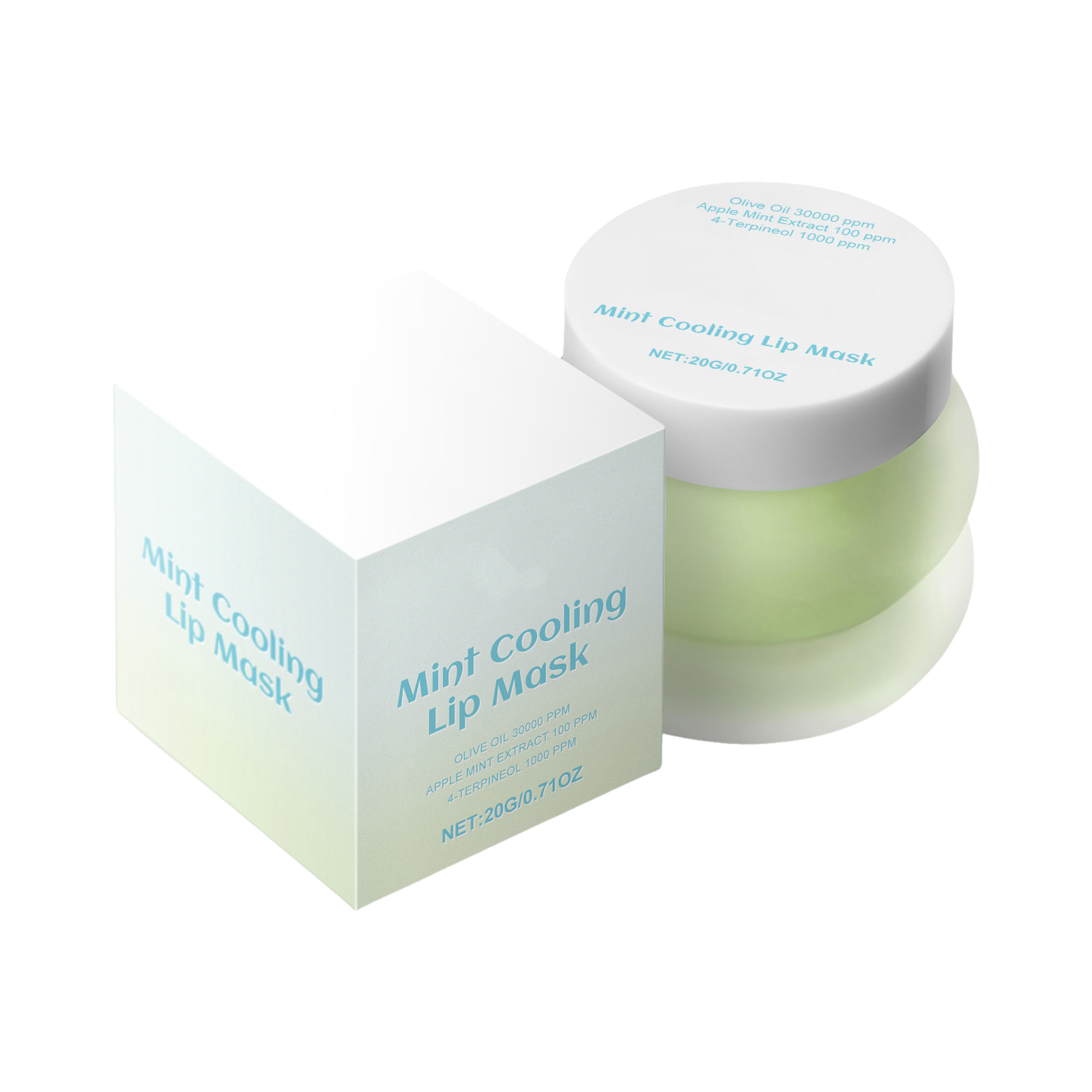 Mint Cooling Lip Mask – Korean Overnight Lip Treatment with Apple Mint ...