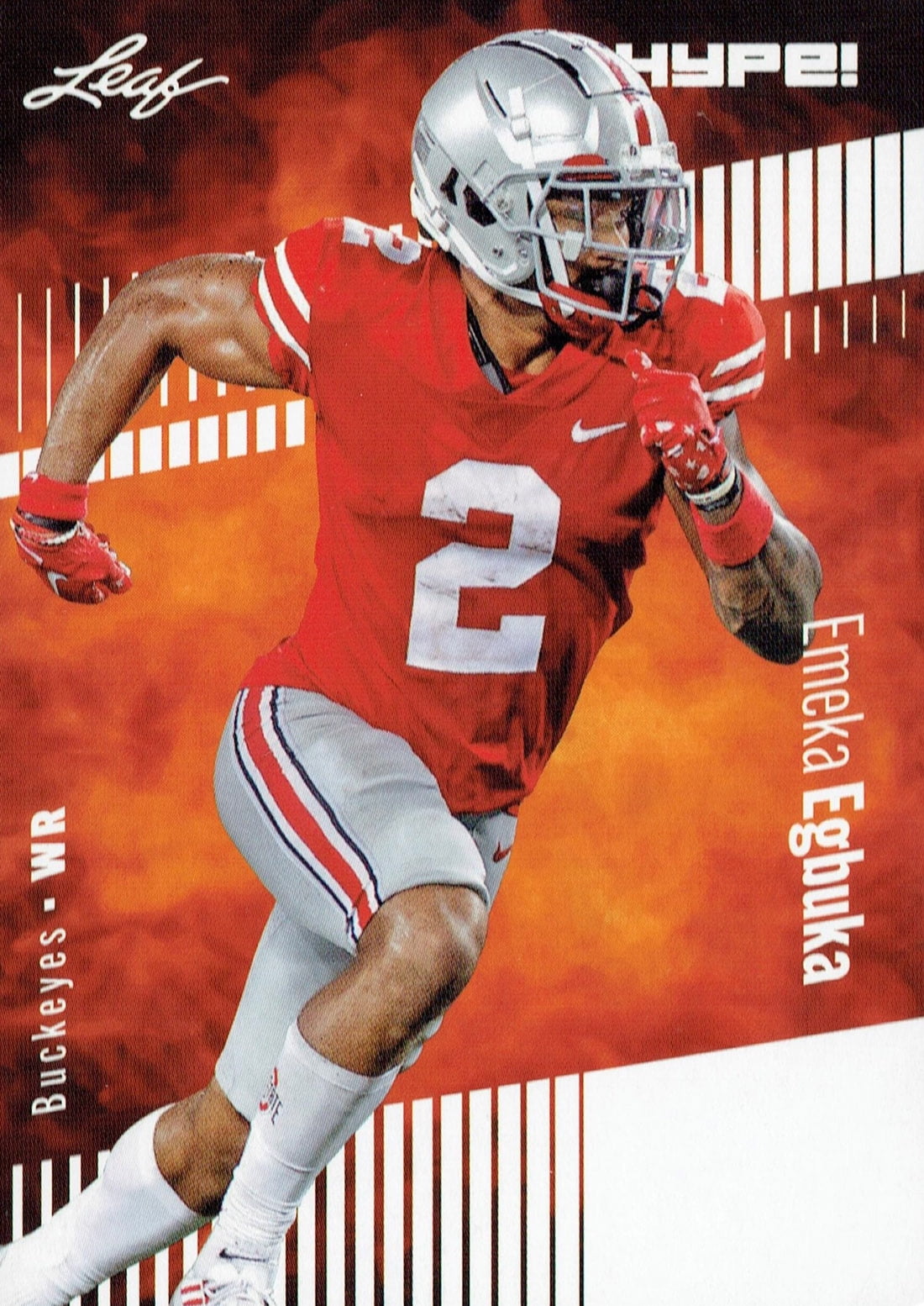 Mint Emeka Egbuka 2023 Leaf HYPE! #116 Just 5000 Ever Made! Buckeyes ...