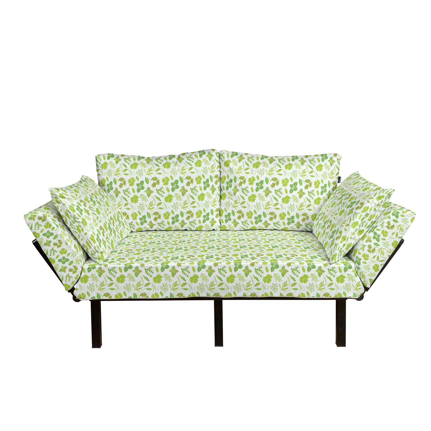 Mint Futon Couch, Leaves Rosemary Oregano Dill Parsley Organic Farming ...