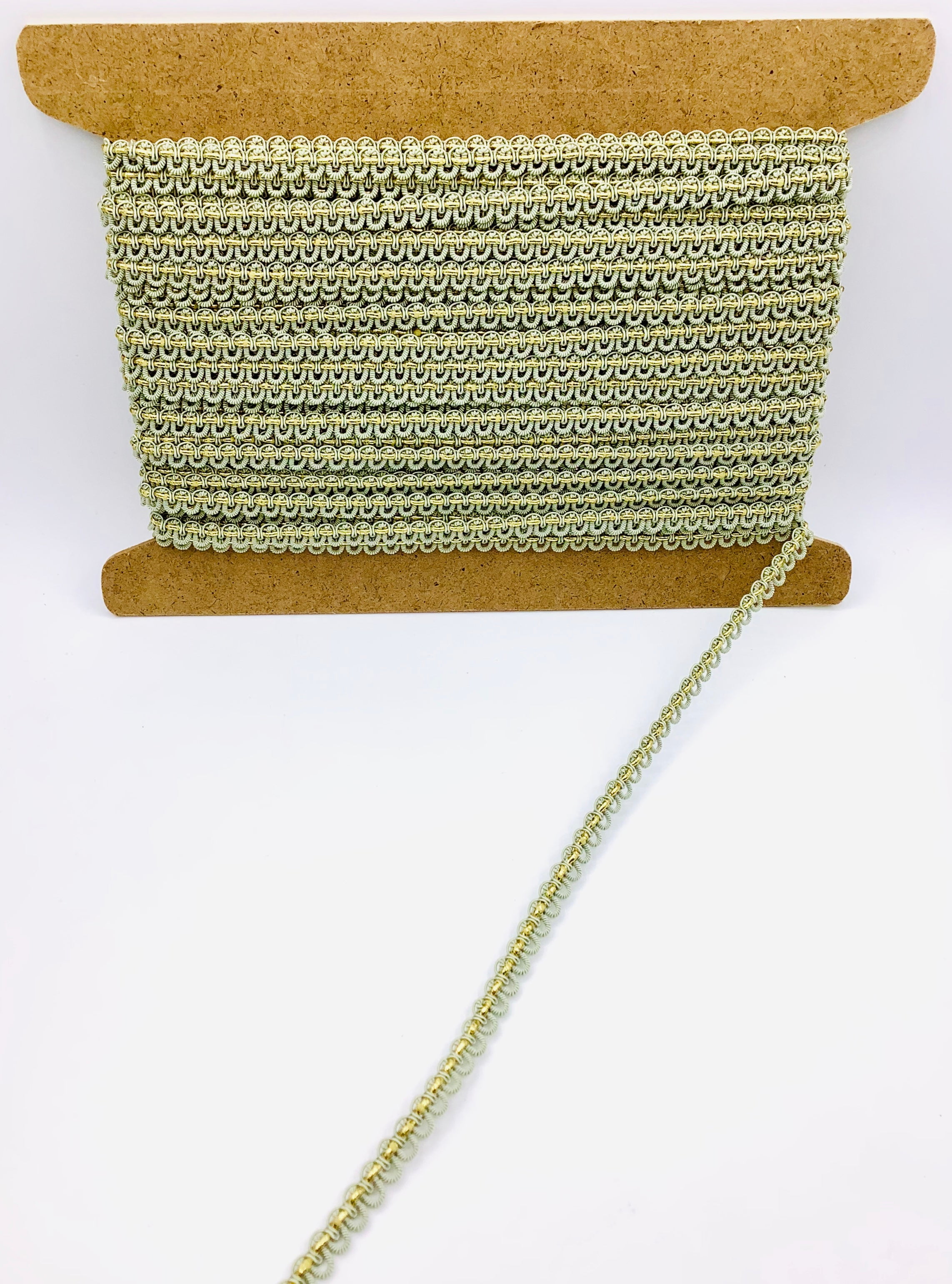 Mint/Gold 3/8" Gimp Trim - Walmart.com