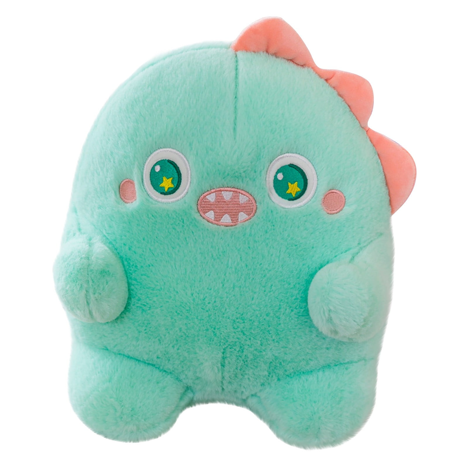 Mint Green Plush Monster Toy - Cute Alien Stuffed Animal with Rosy ...