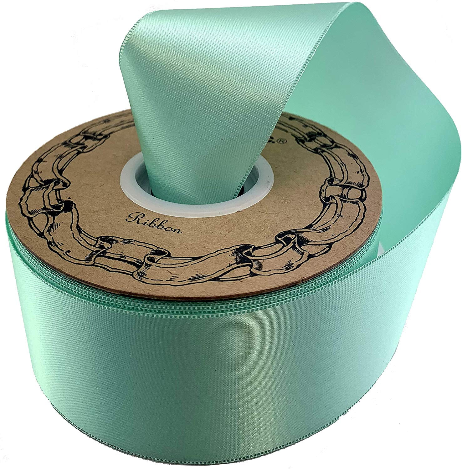 Mint Green Satin Fabric Ribbon - 2" x 50 Yards, St. Patrick's Day ...