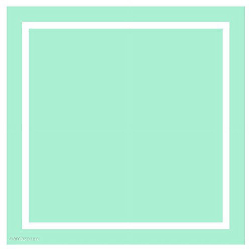 Mint Green Solid Color Square Gift Label Stickers, 40-Pack - Walmart.com