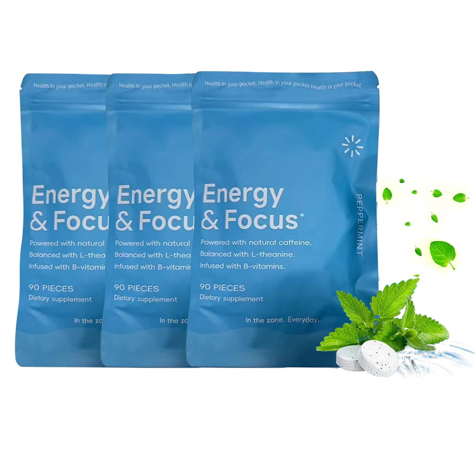 Mint_Gum_Energy& Focus Caffeine Gum Keep Your Mouth Fresh And Clean ...