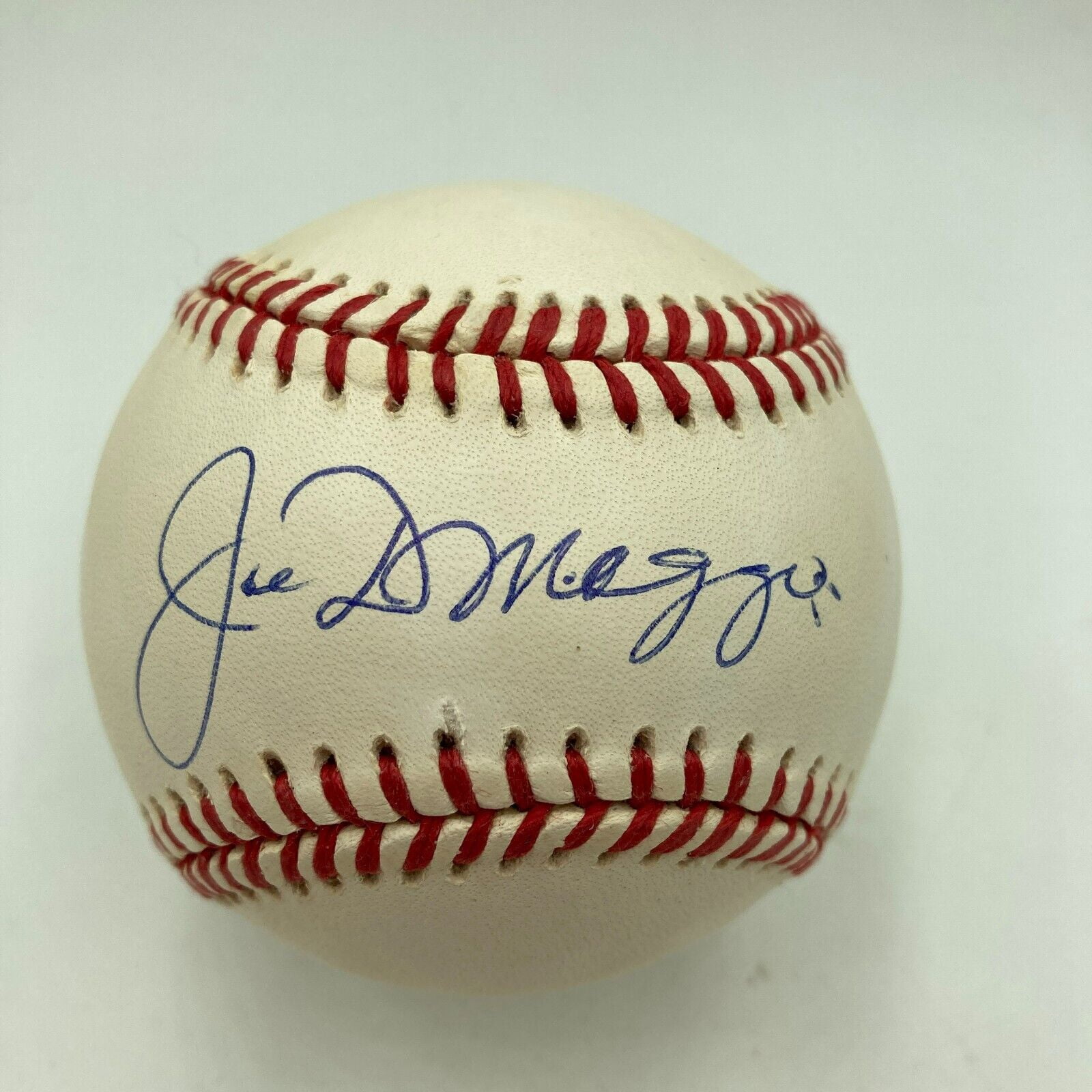 Mint Joe Dimaggio Signed Official American League Baseball JSA Sticker ...