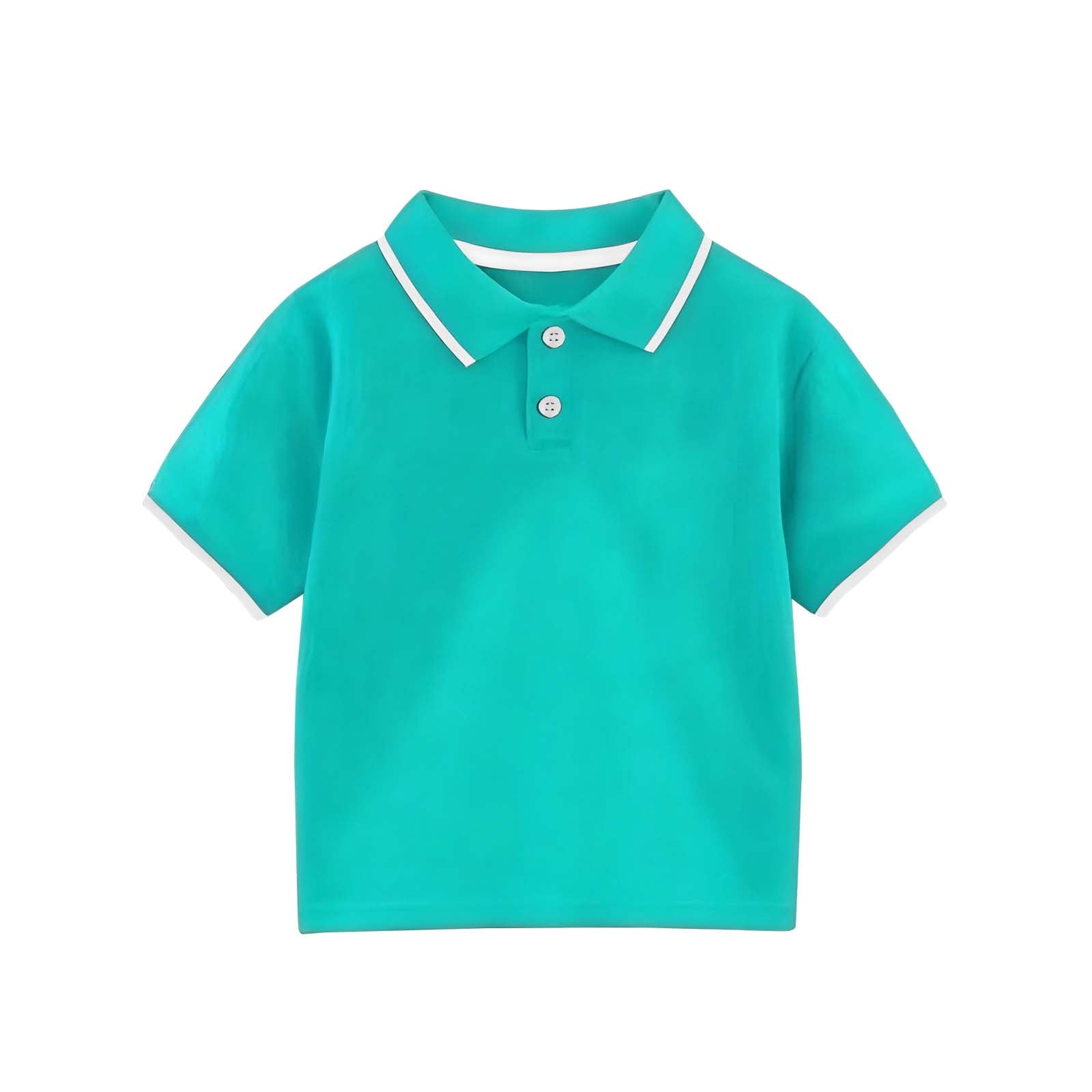 Mint Lime Green Baby Henley Turtleneck Shirts for Kids Girl Boy Summer ...