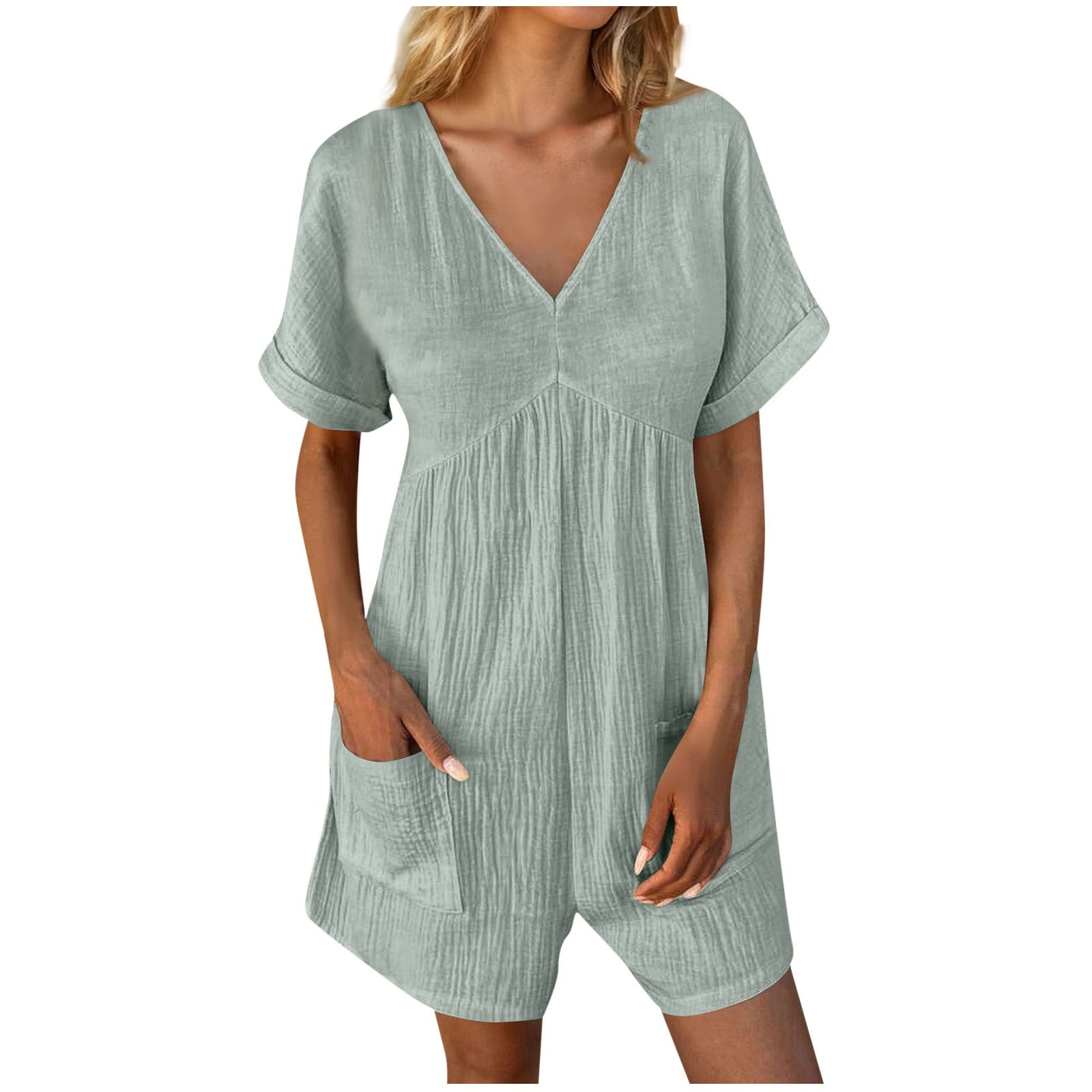 Mint Lime Green Women Overalls Shortalls Loose Fit Overalls Shortalls ...