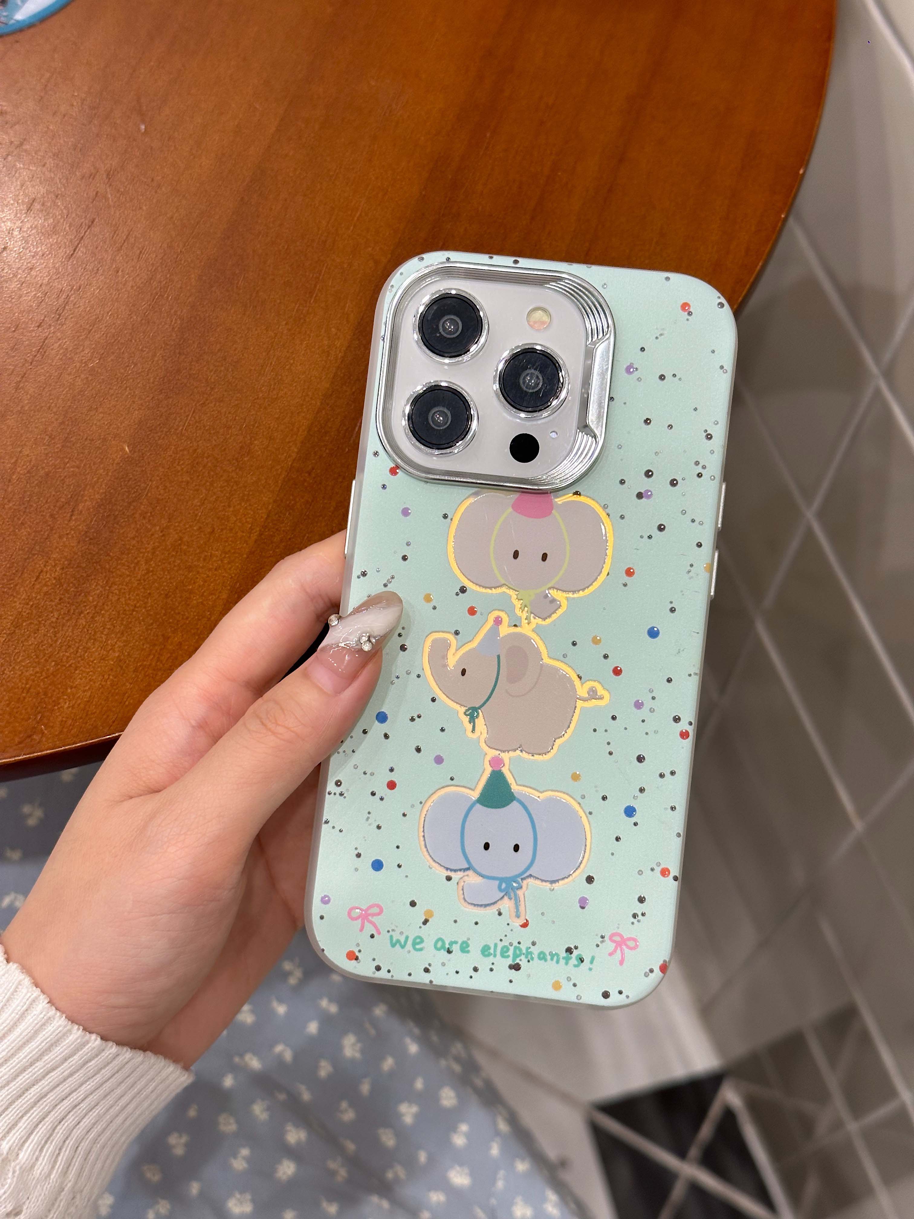 Mint Manpo Green Summer Laser Phone Case For Iphone 15ProMax 12 13 ...