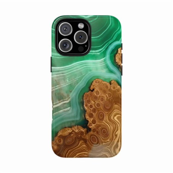 Mint Resin Wood Marble Swirl Modern Abstract Pattern Case with iPhone ...