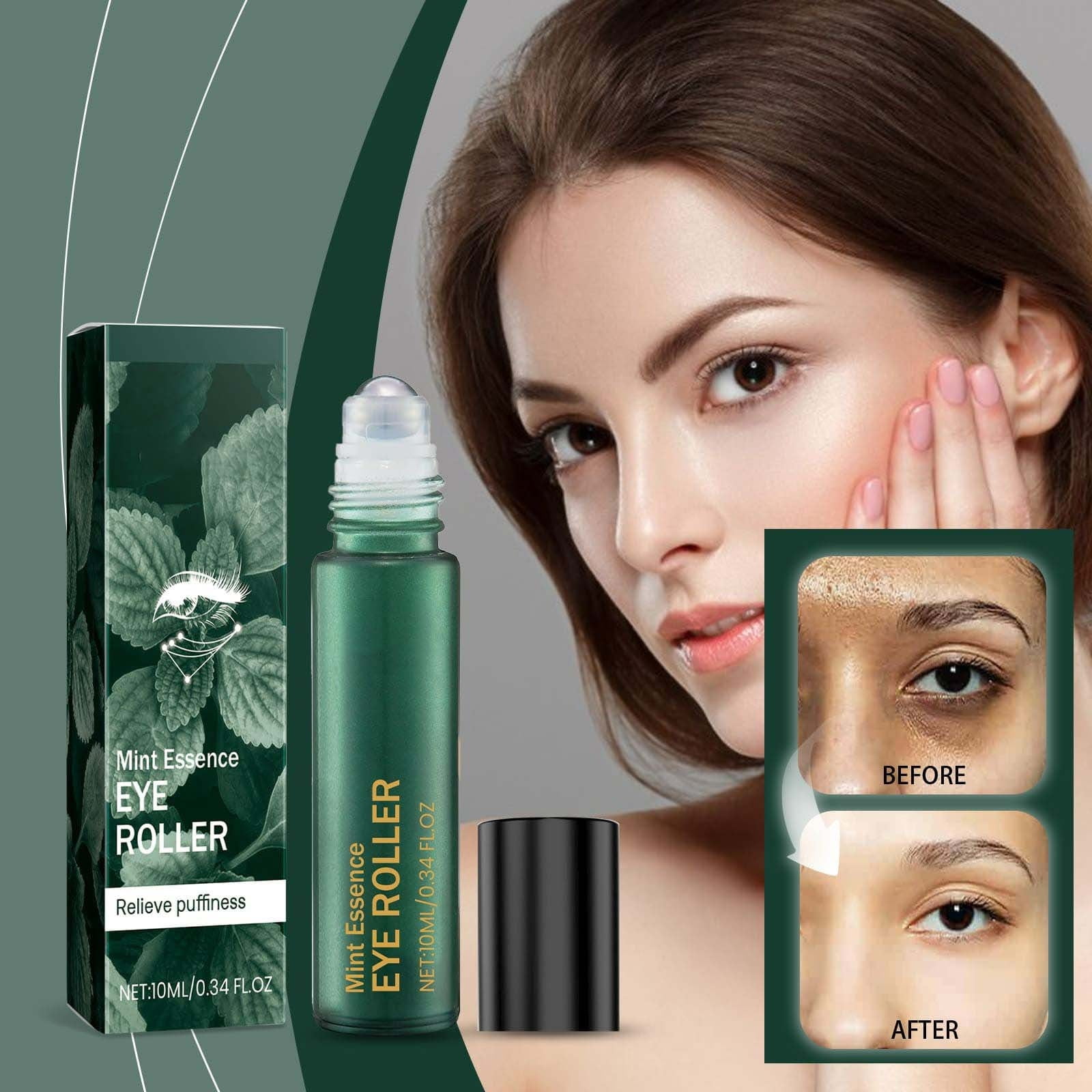 Mint Rolling Eye Balls, Soothing Refreshing Eye Roller for Hydration ...