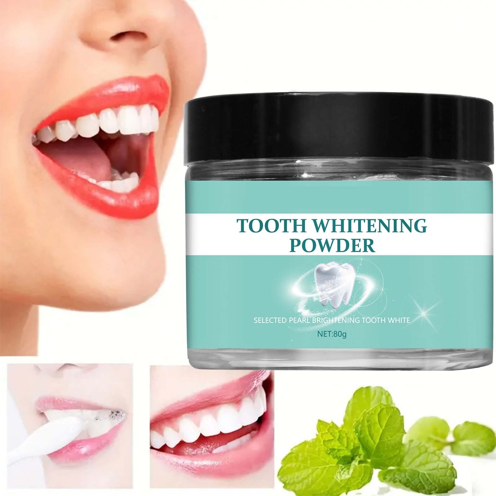 Mint Tooth Powder 80g | Mild Formula for Sensitive Enamel | Stain ...