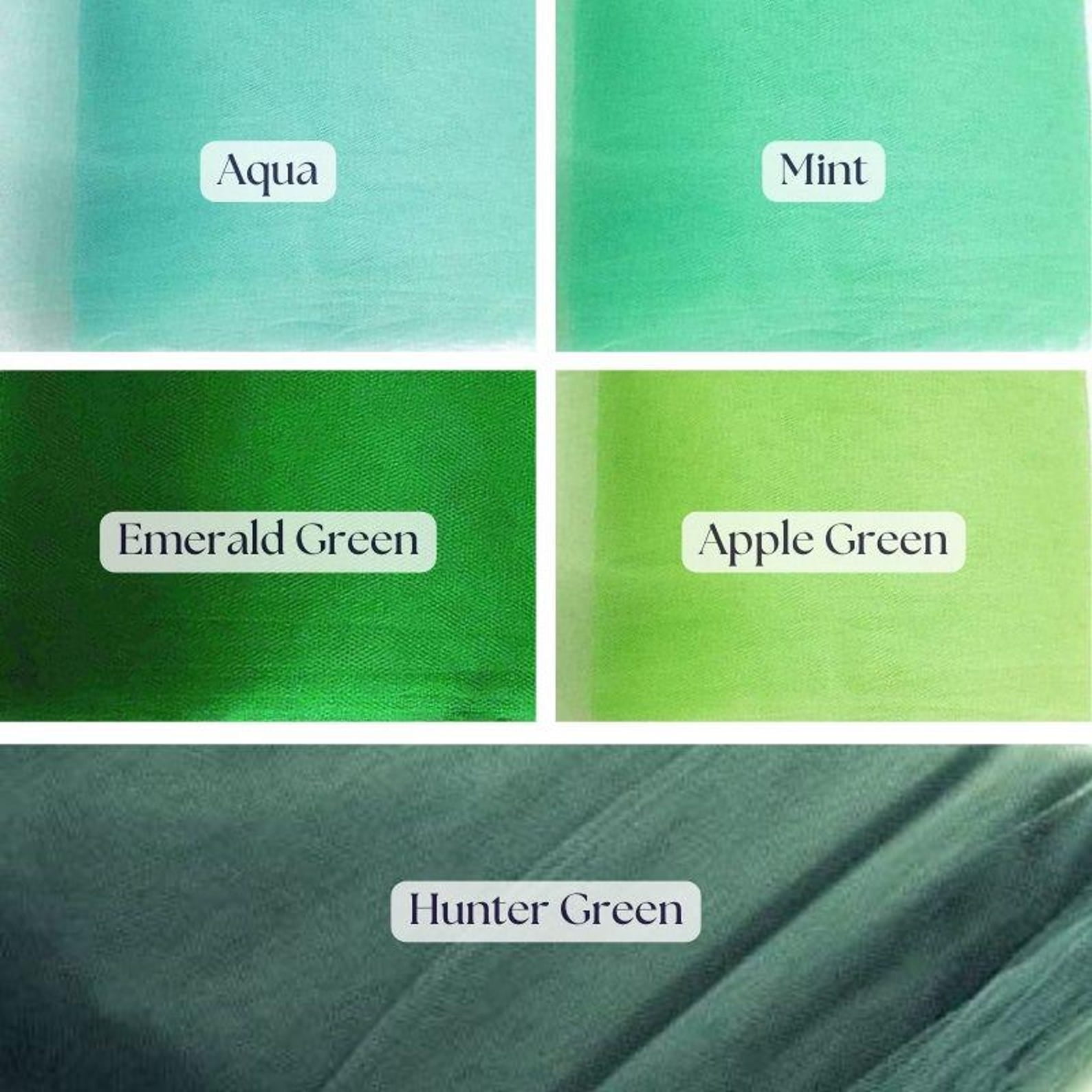 Mint Tulle Fabric Bolt – 108" x 50 Yards Extra Wide Soft Mesh for ...