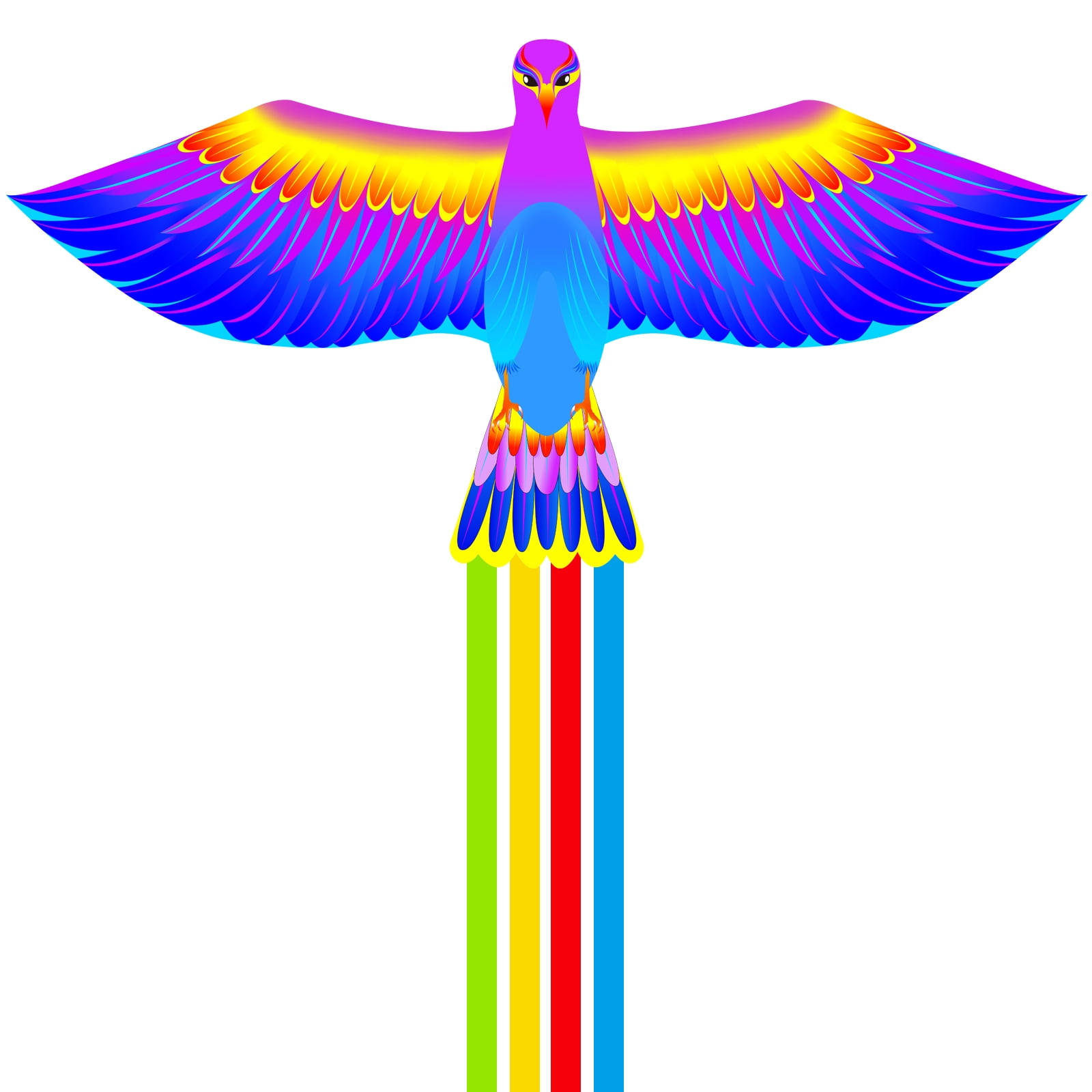Mint's Colorful Life Phoenix Bird Kite for Kids & Adults, Easy to Fly ...