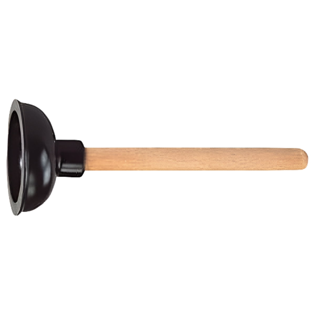 Mintcraft 8317-B Drain Plunger, Black, 9" Wood Handle - Walmart.com