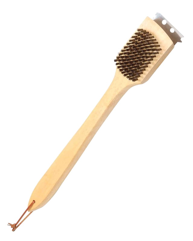 MintCraft SP2483L Grill Brush With Handle, 9 in x 10 in Head, 18 in ...