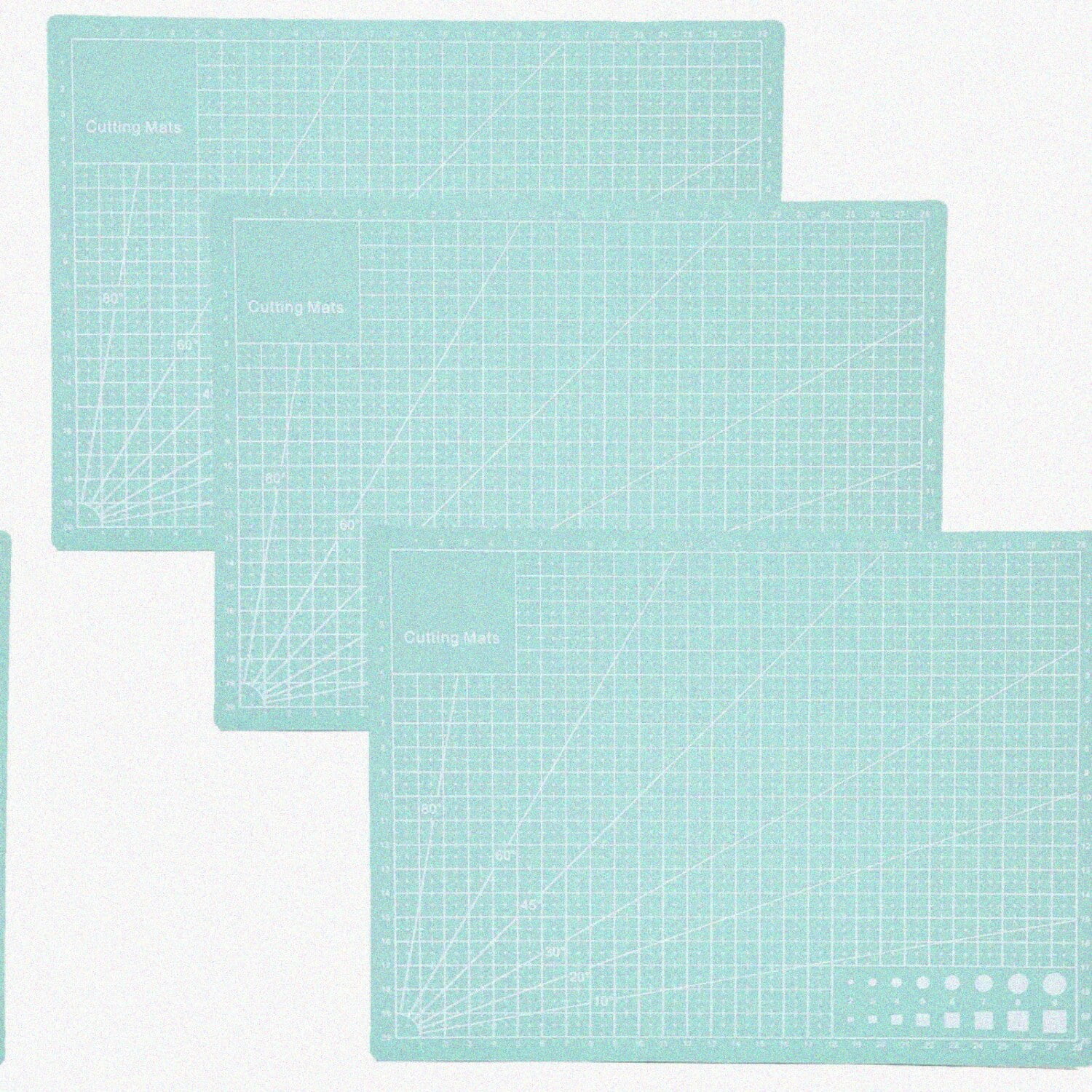 MintCraft Trio: A4 Self-Healing Cutting Mats for Sewing, Quilting ...