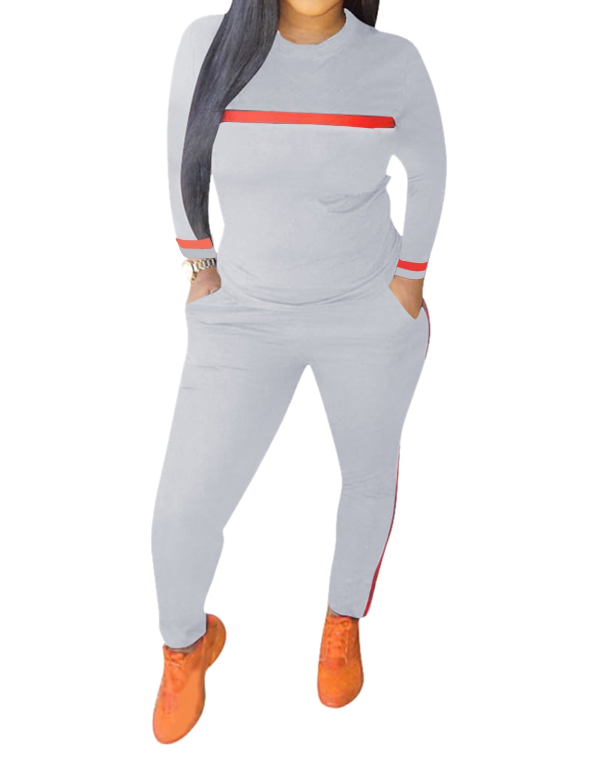 MintLimit Women's Sports Outfits Set 2 Piece Tracksuits Workout ...