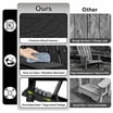 Folding Adirondack Chair, HDPE All-Weather Lawn Chair with 2 Cup Holder ...